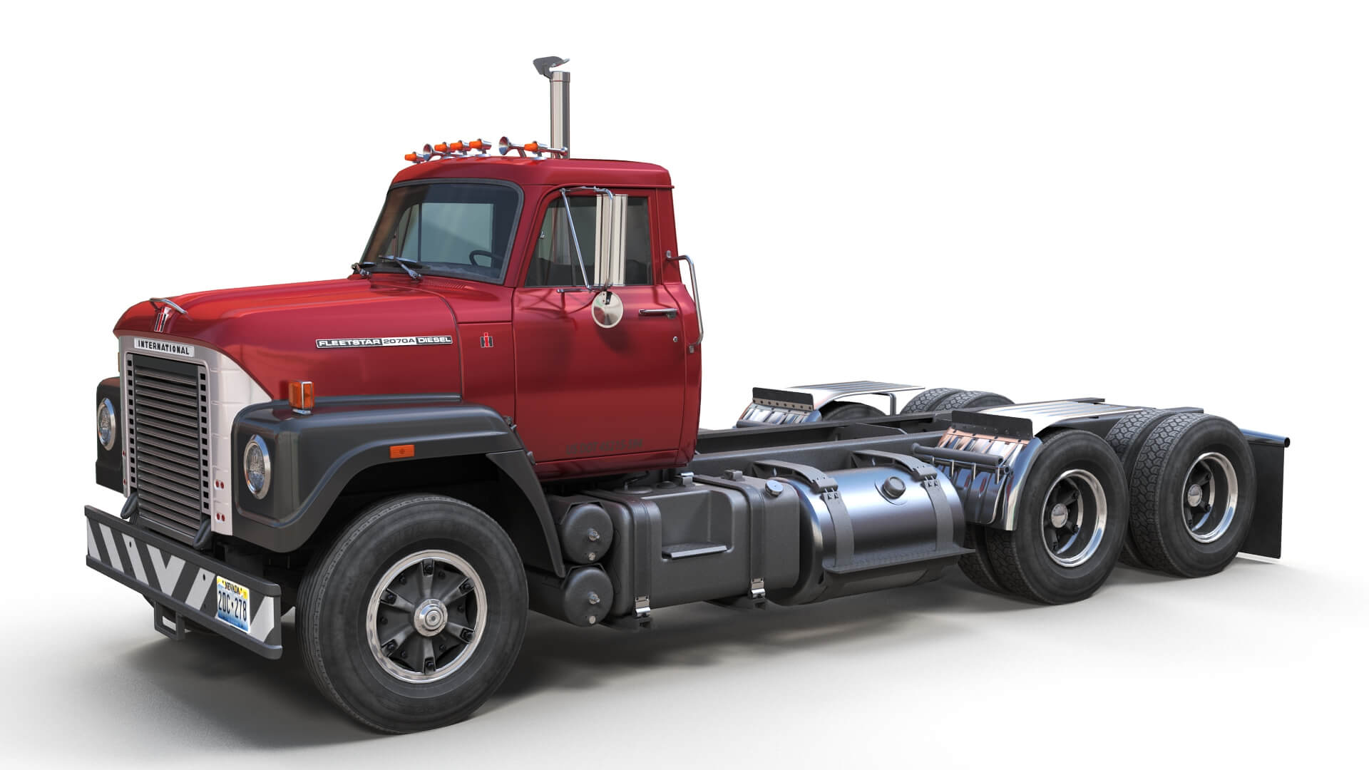 International Fleetstar Frame Truck - 3D Model by Veaceslav Condraciuc