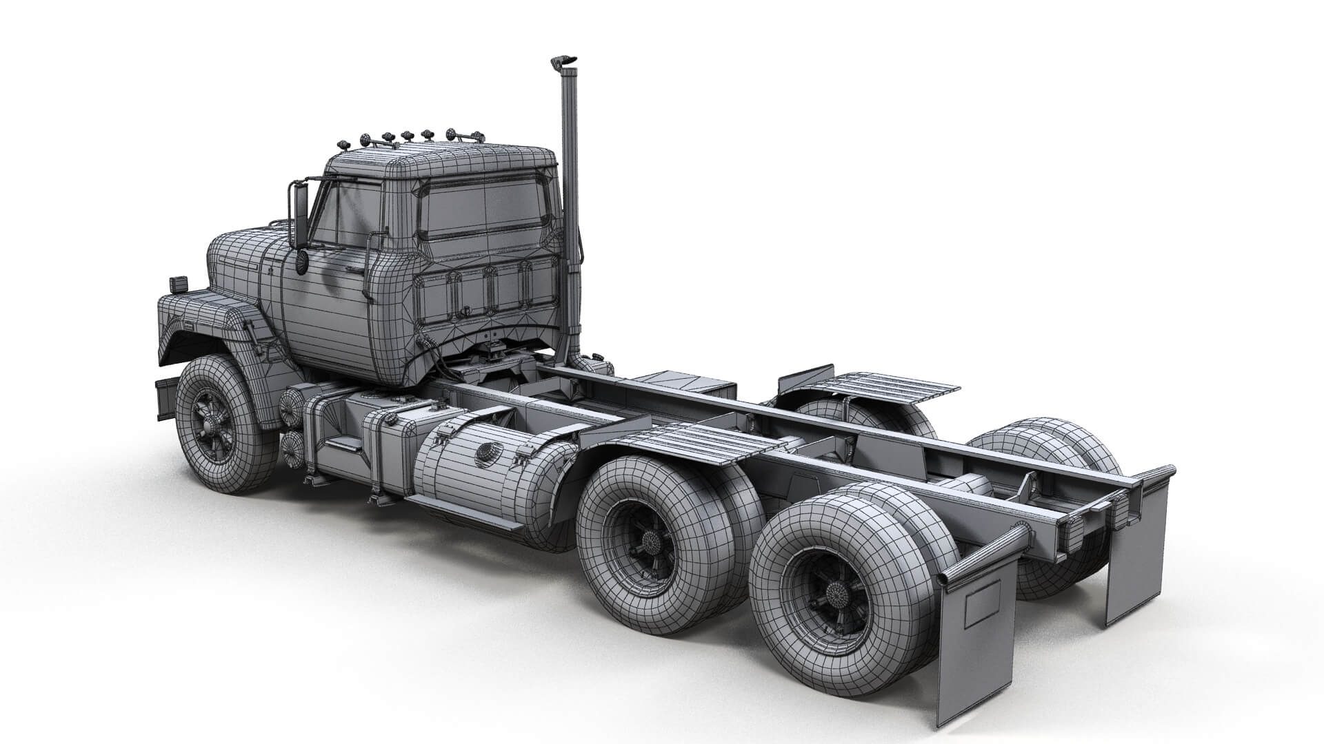 International Fleetstar Frame Truck - 3D Model by Veaceslav Condraciuc