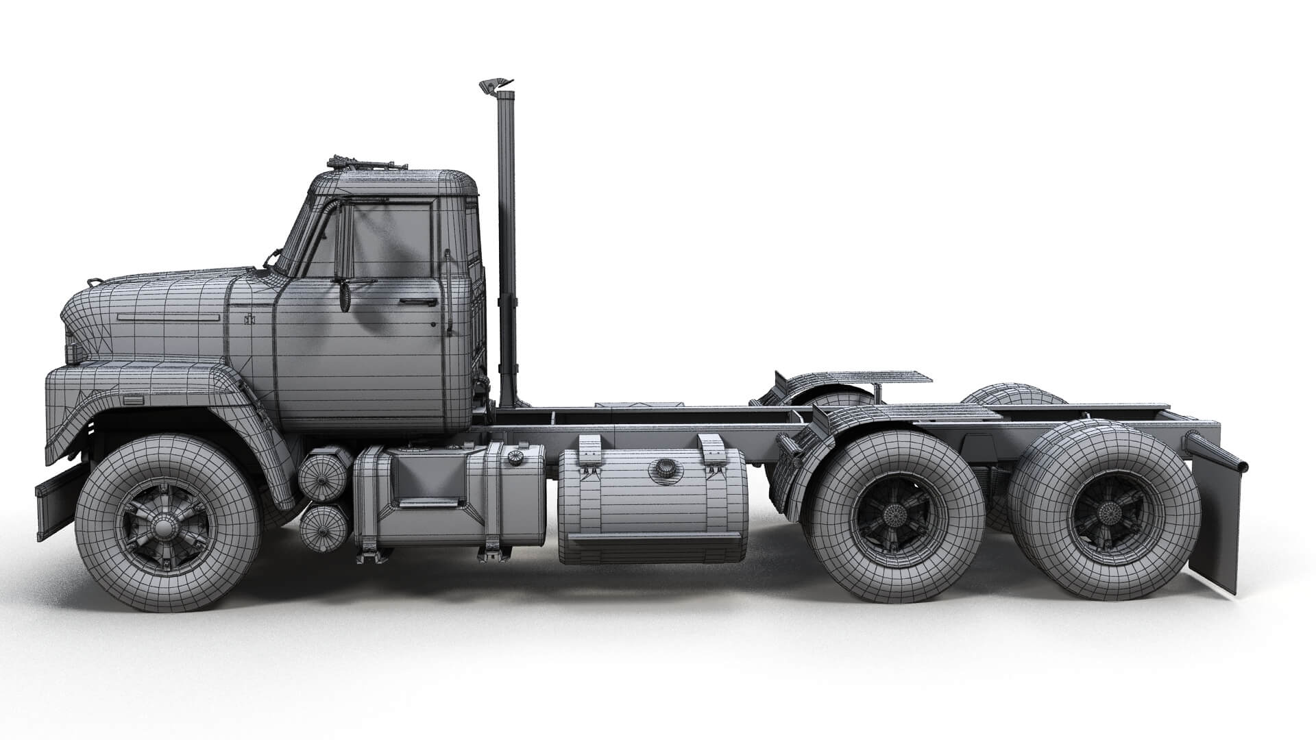 International Fleetstar Frame Truck - 3D Model by Veaceslav Condraciuc