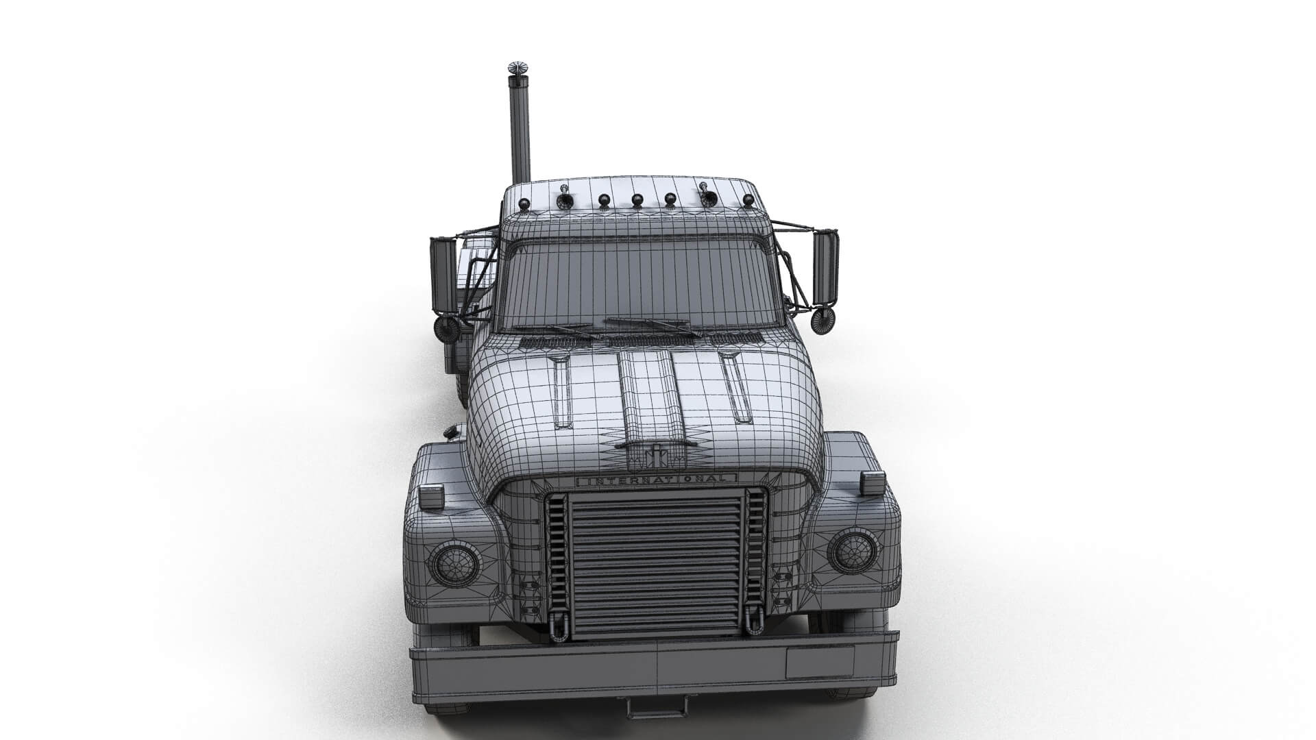 International Fleetstar Frame Truck - 3D Model by Veaceslav Condraciuc