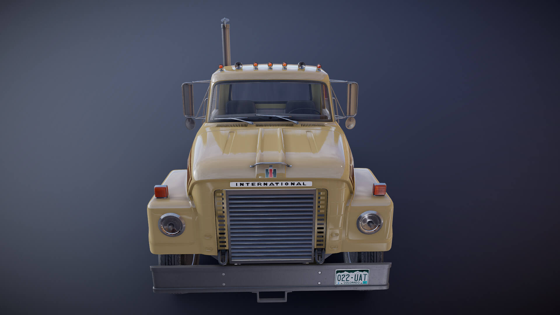 International Fleetstar Frame Truck - 3D Model by Veaceslav Condraciuc