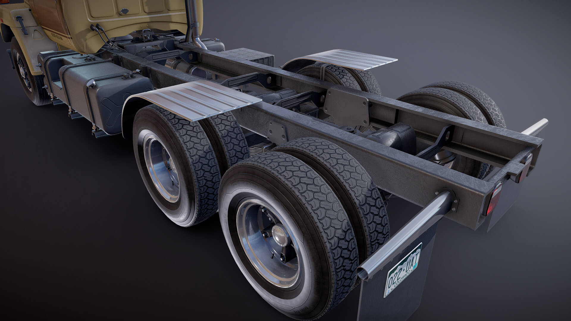 International Fleetstar Frame Truck - 3D Model by Veaceslav Condraciuc