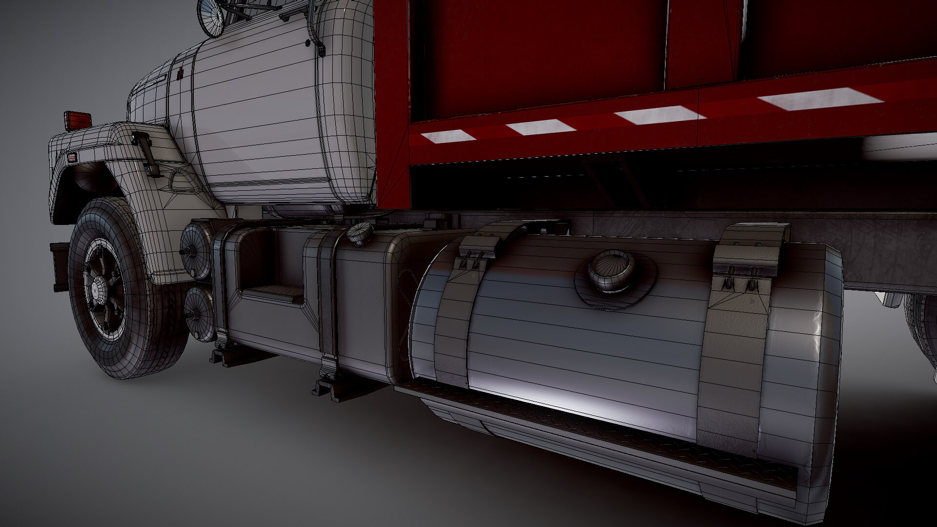 International Fleetstar Garbage Truck - 3D Model by Veaceslav Condraciuc