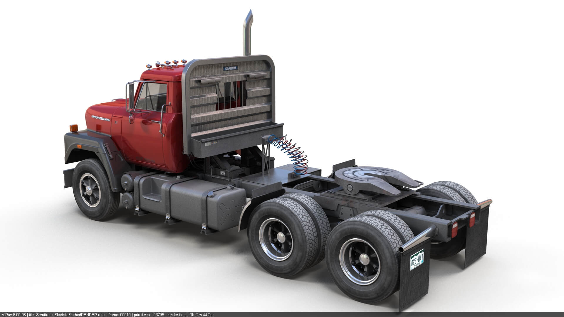 International Fleetstar Semitruck - 3D Model by Veaceslav Condraciuc