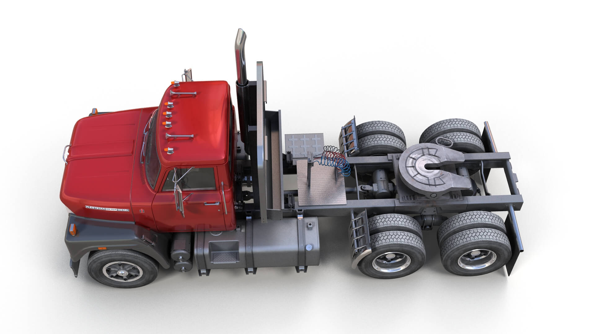 International Fleetstar Semitruck - 3D Model by Veaceslav Condraciuc