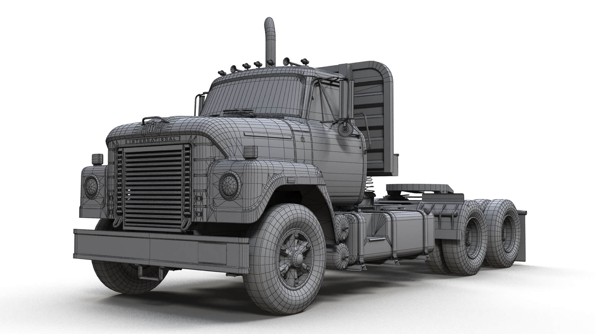 International Fleetstar Semitruck - 3D Model by Veaceslav Condraciuc
