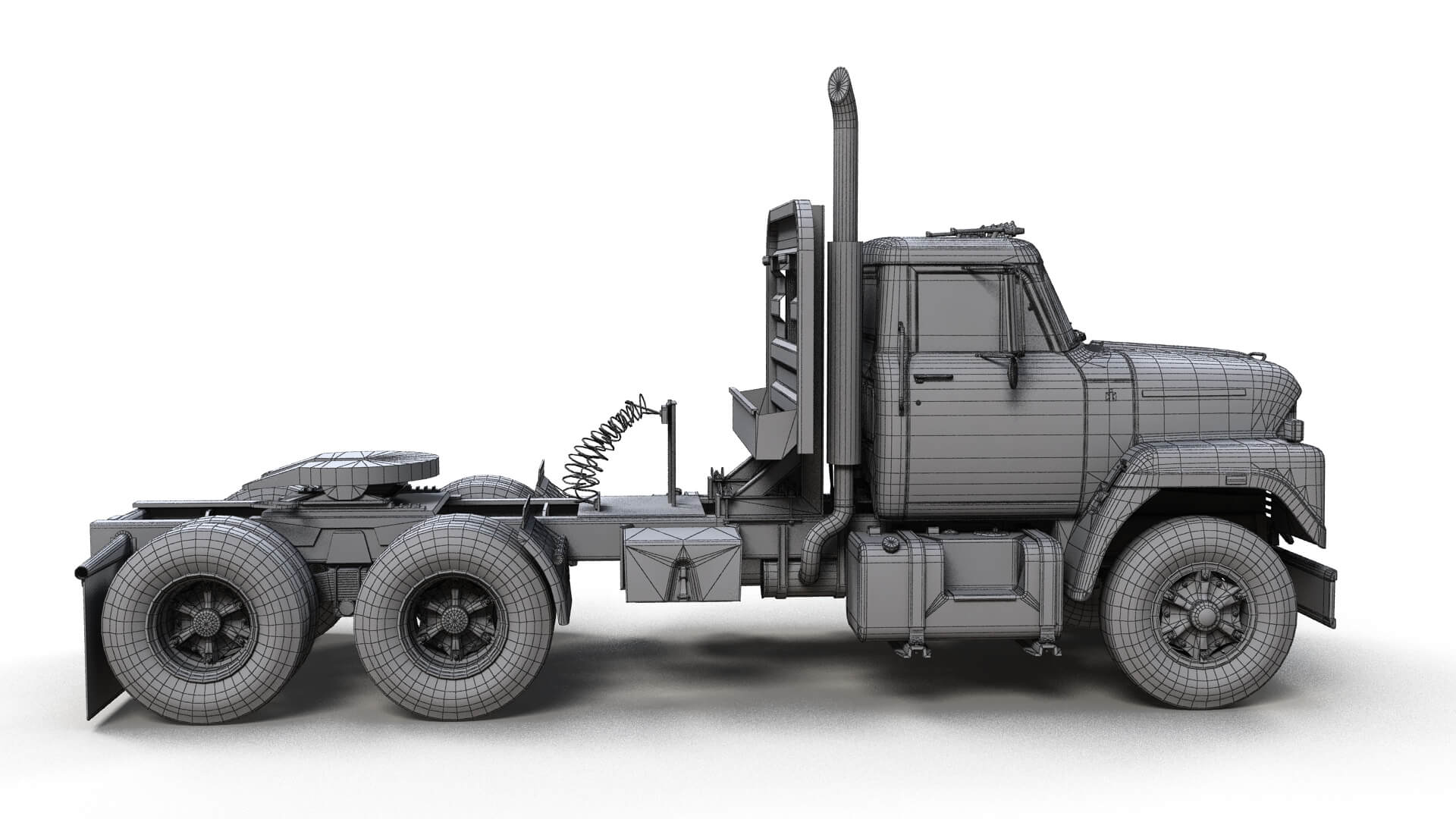 International Fleetstar Semitruck - 3D Model by Veaceslav Condraciuc