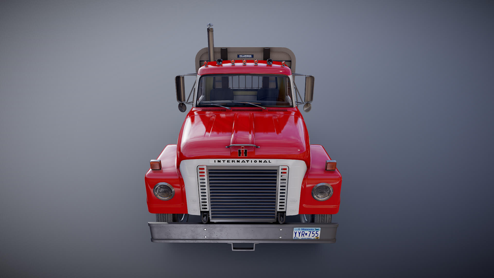 International Fleetstar Semitruck - 3D Model by Veaceslav Condraciuc