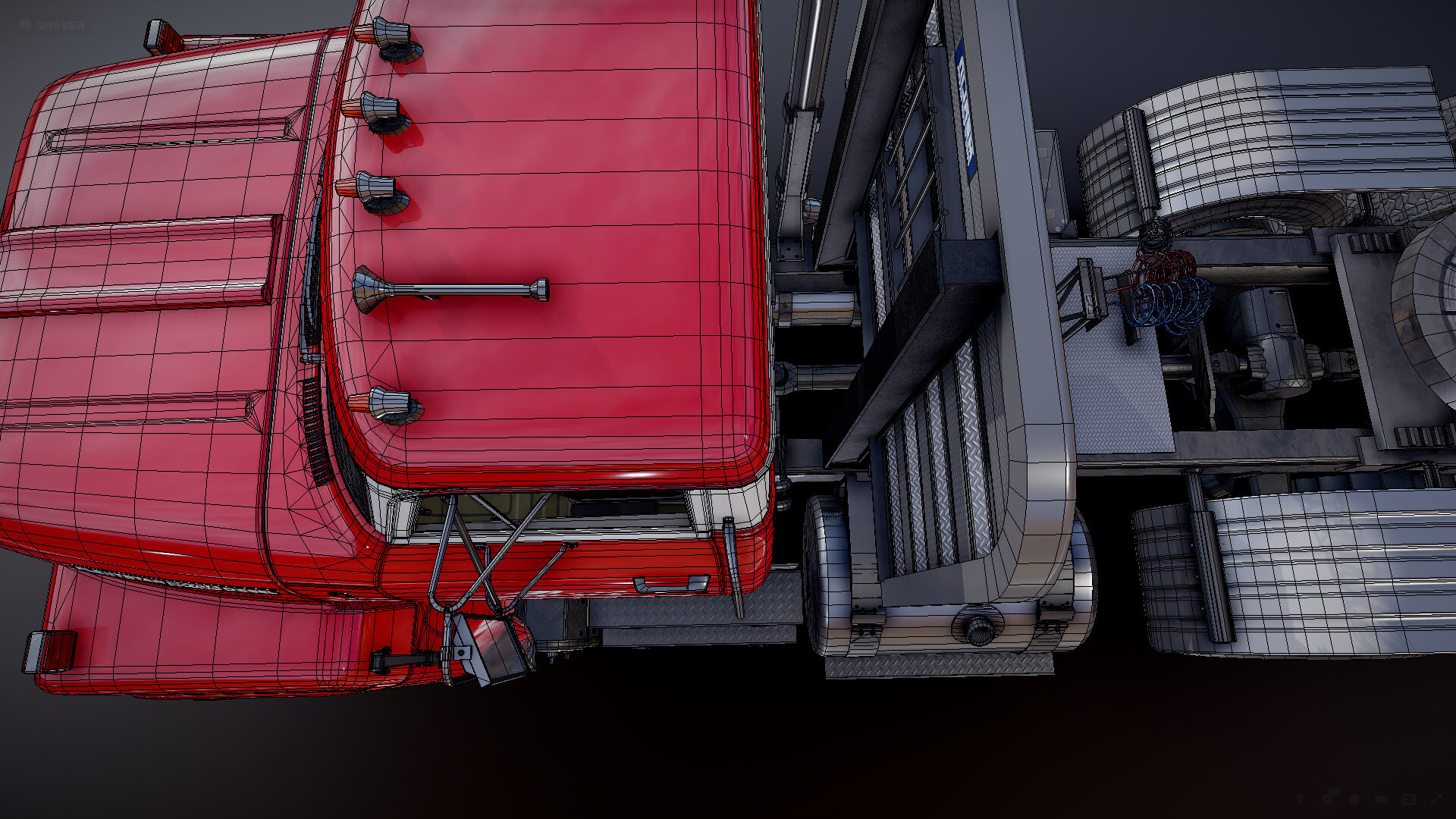 International Fleetstar Semitruck - 3D Model by Veaceslav Condraciuc