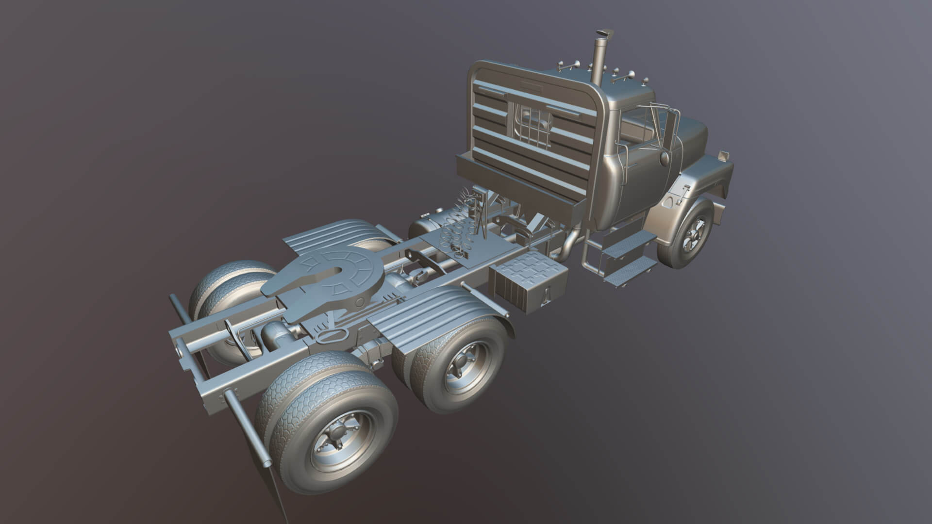 International Fleetstar Semitruck - 3D Model by Veaceslav Condraciuc