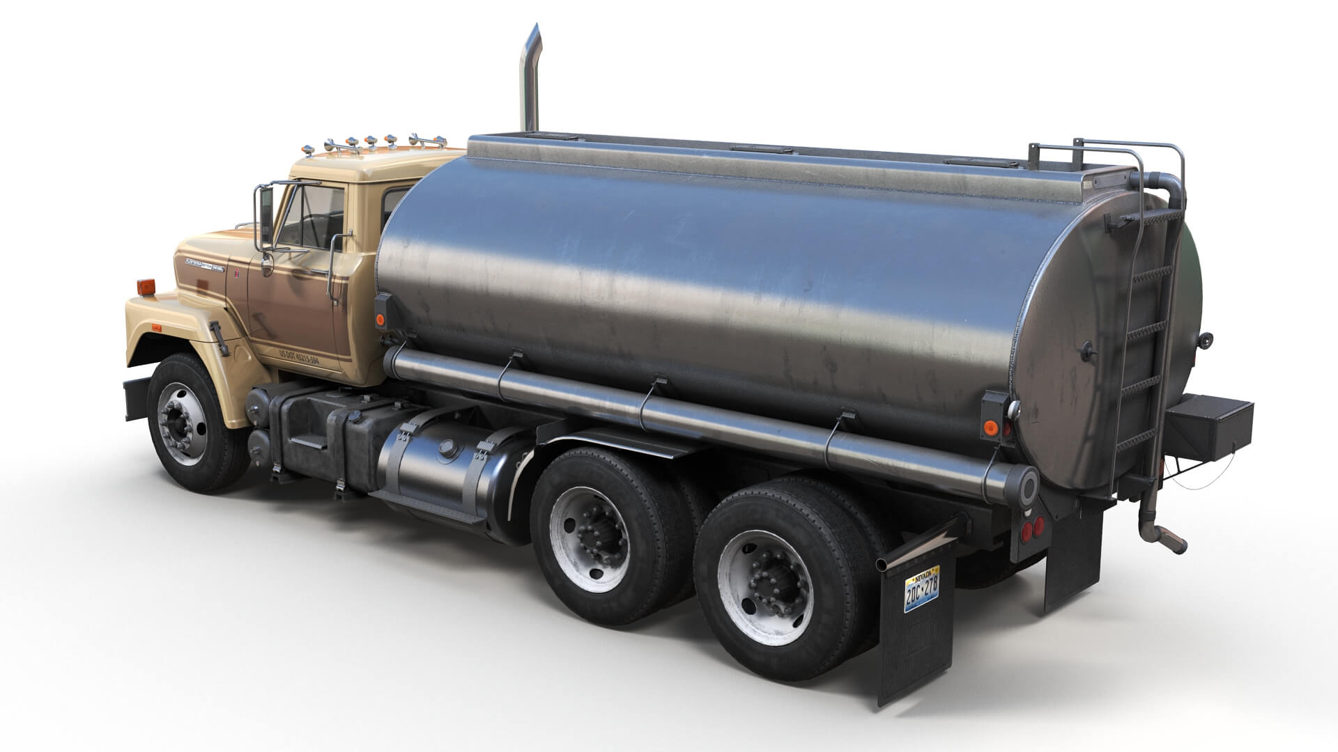 International Fleetstar Tanker - 3D Model by Veaceslav Condraciuc