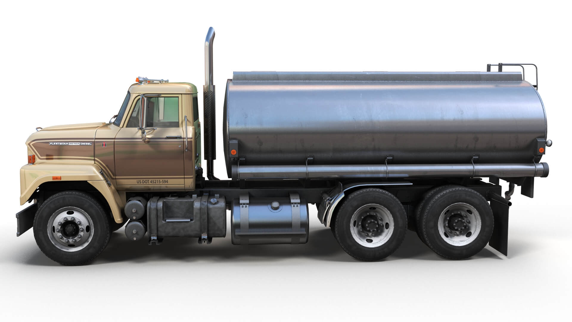 International Fleetstar Tanker - 3D Model by Veaceslav Condraciuc