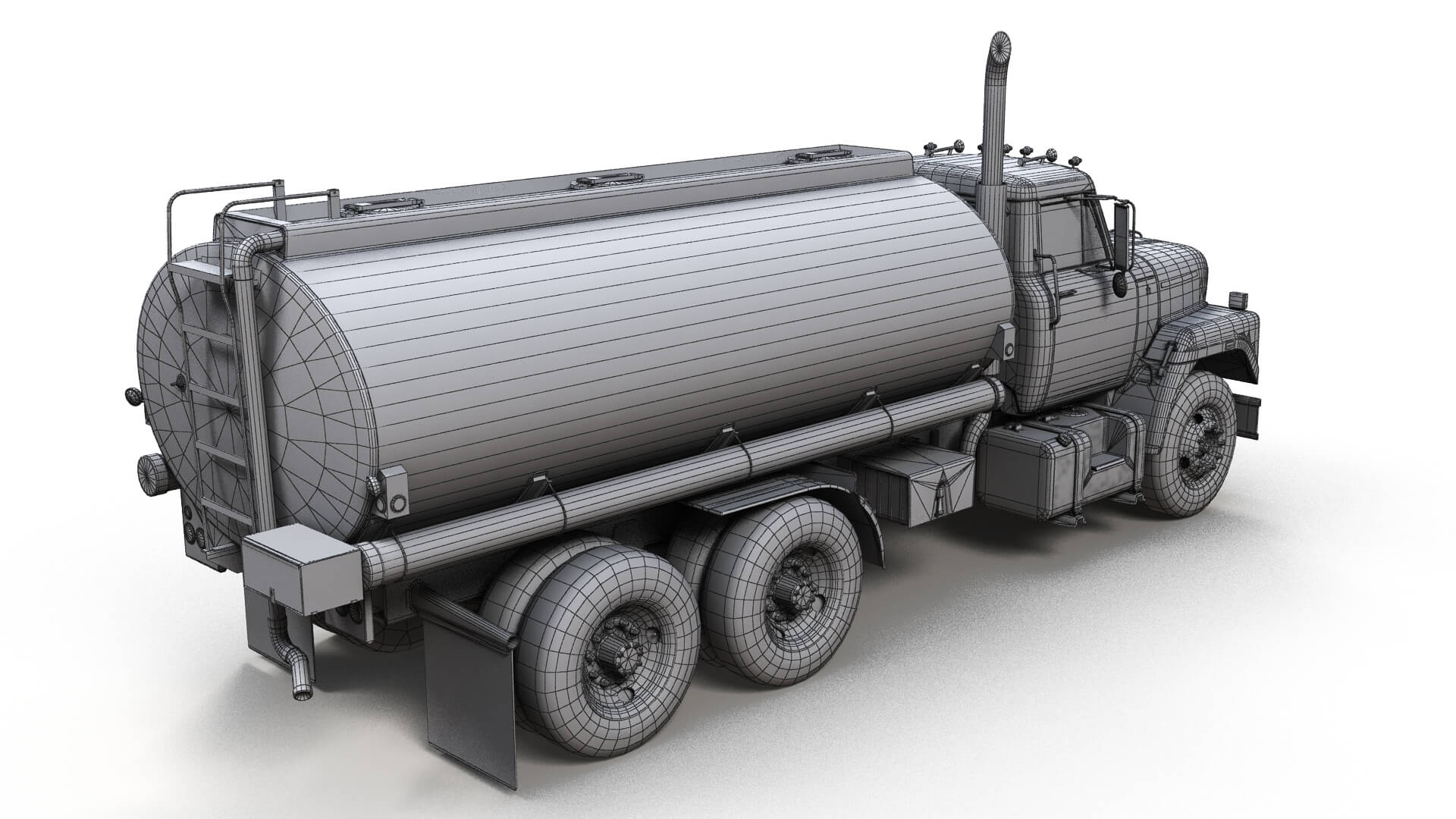 International Fleetstar Tanker - 3D Model by Veaceslav Condraciuc