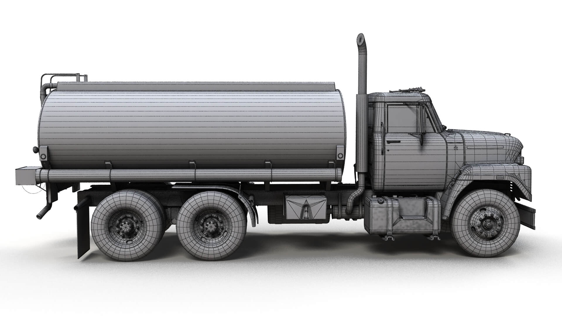 International Fleetstar Tanker - 3D Model by Veaceslav Condraciuc