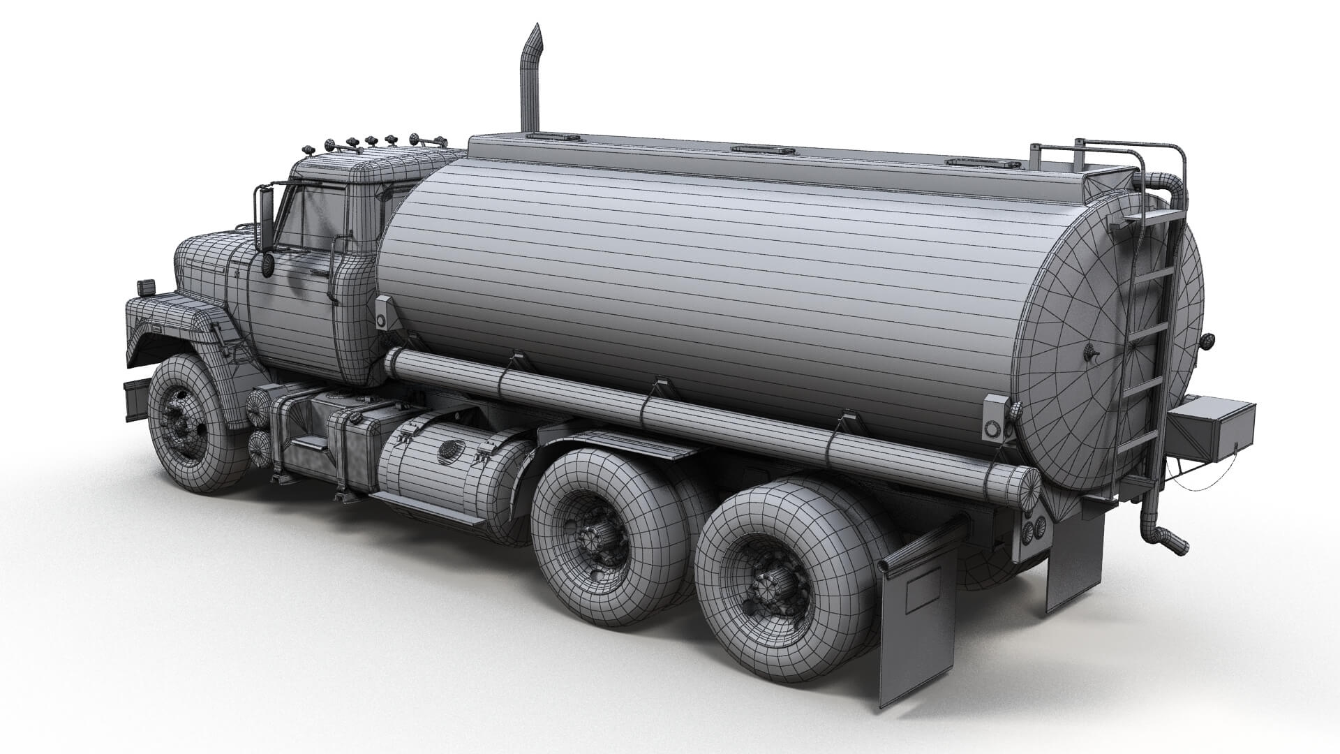 International Fleetstar Tanker - 3D Model by Veaceslav Condraciuc