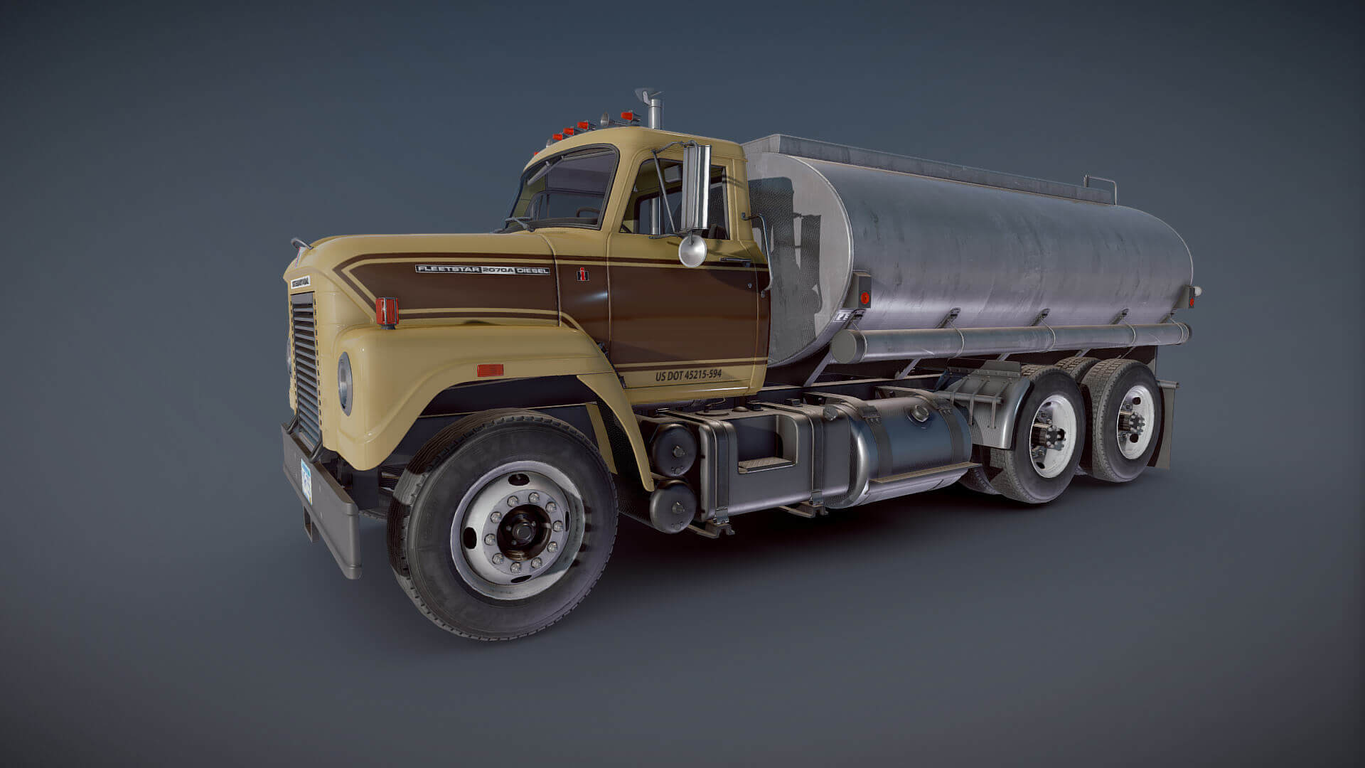 International Fleetstar Tanker - 3D Model by Veaceslav Condraciuc