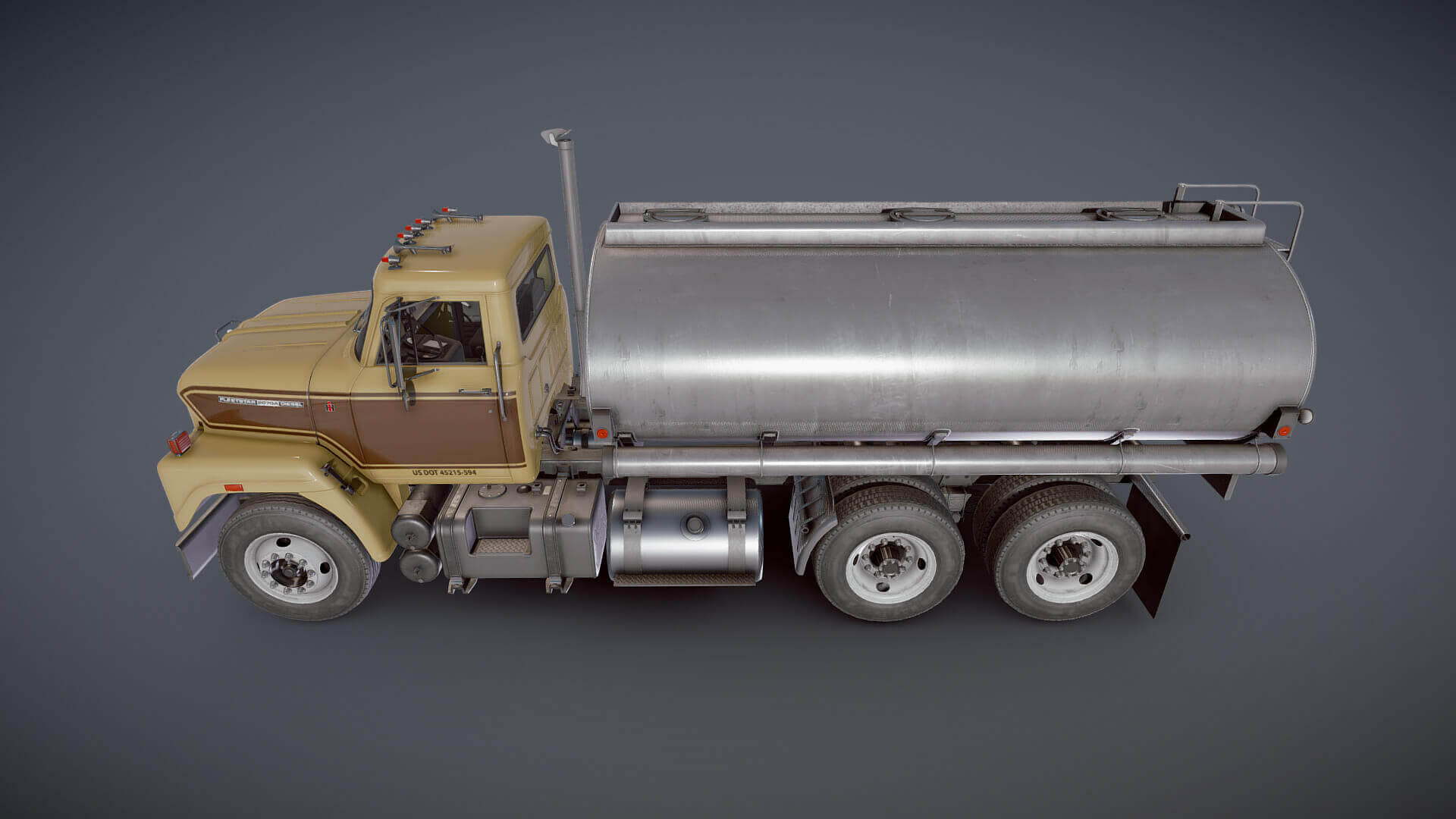 International Fleetstar Tanker - 3D Model by Veaceslav Condraciuc