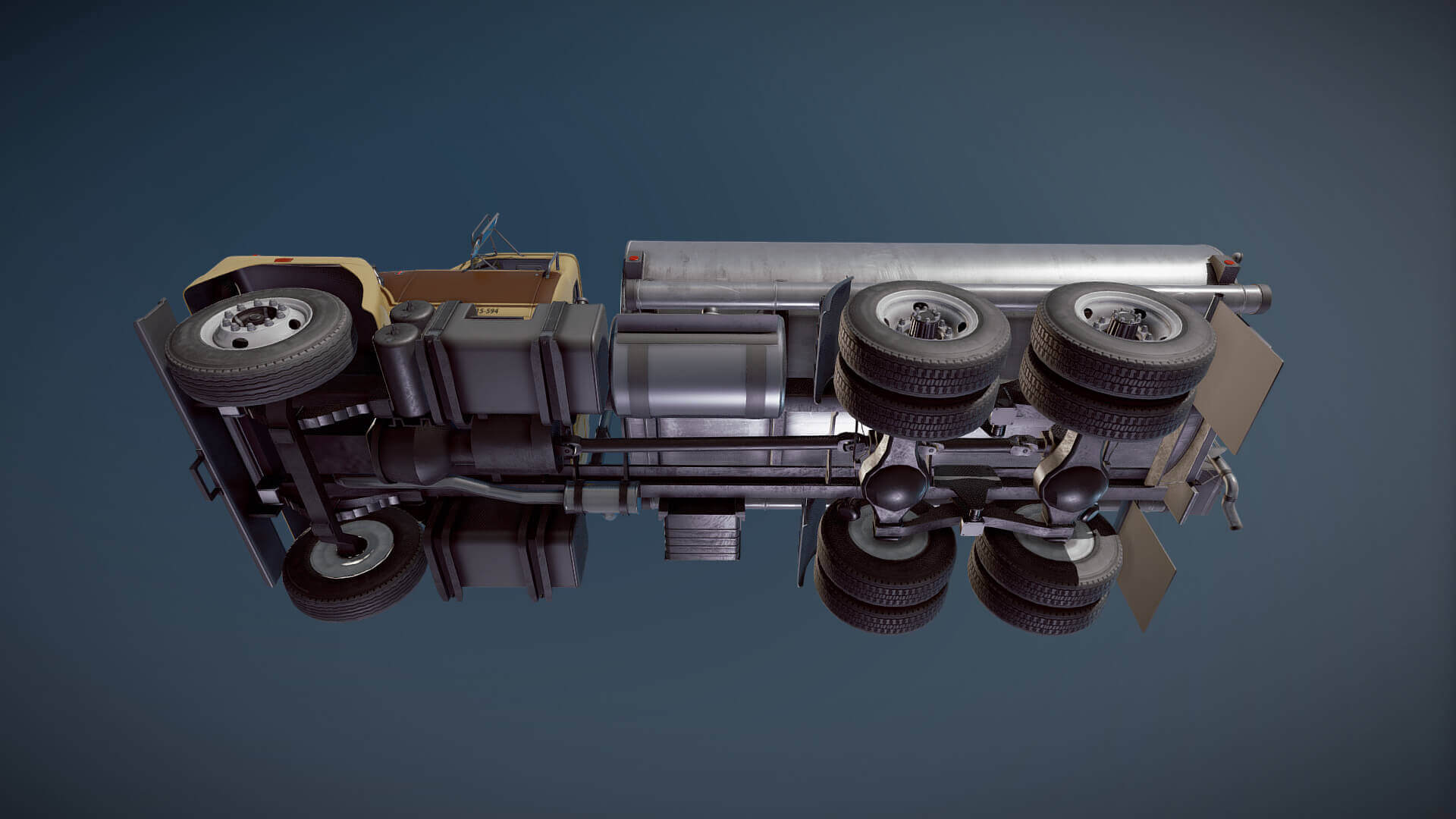 International Fleetstar Tanker - 3D Model by Veaceslav Condraciuc