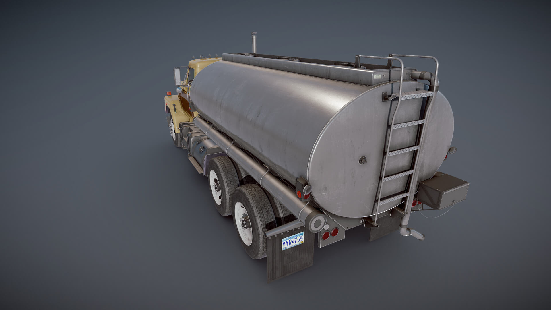 International Fleetstar Tanker - 3D Model by Veaceslav Condraciuc