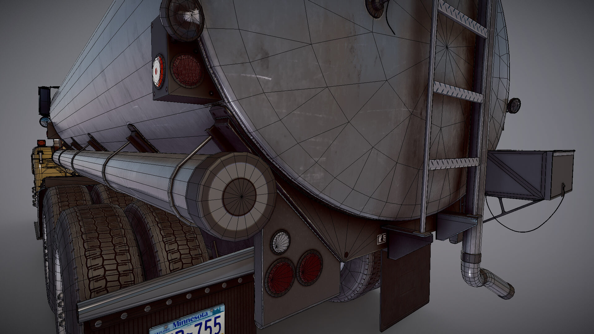 International Fleetstar Tanker - 3D Model by Veaceslav Condraciuc