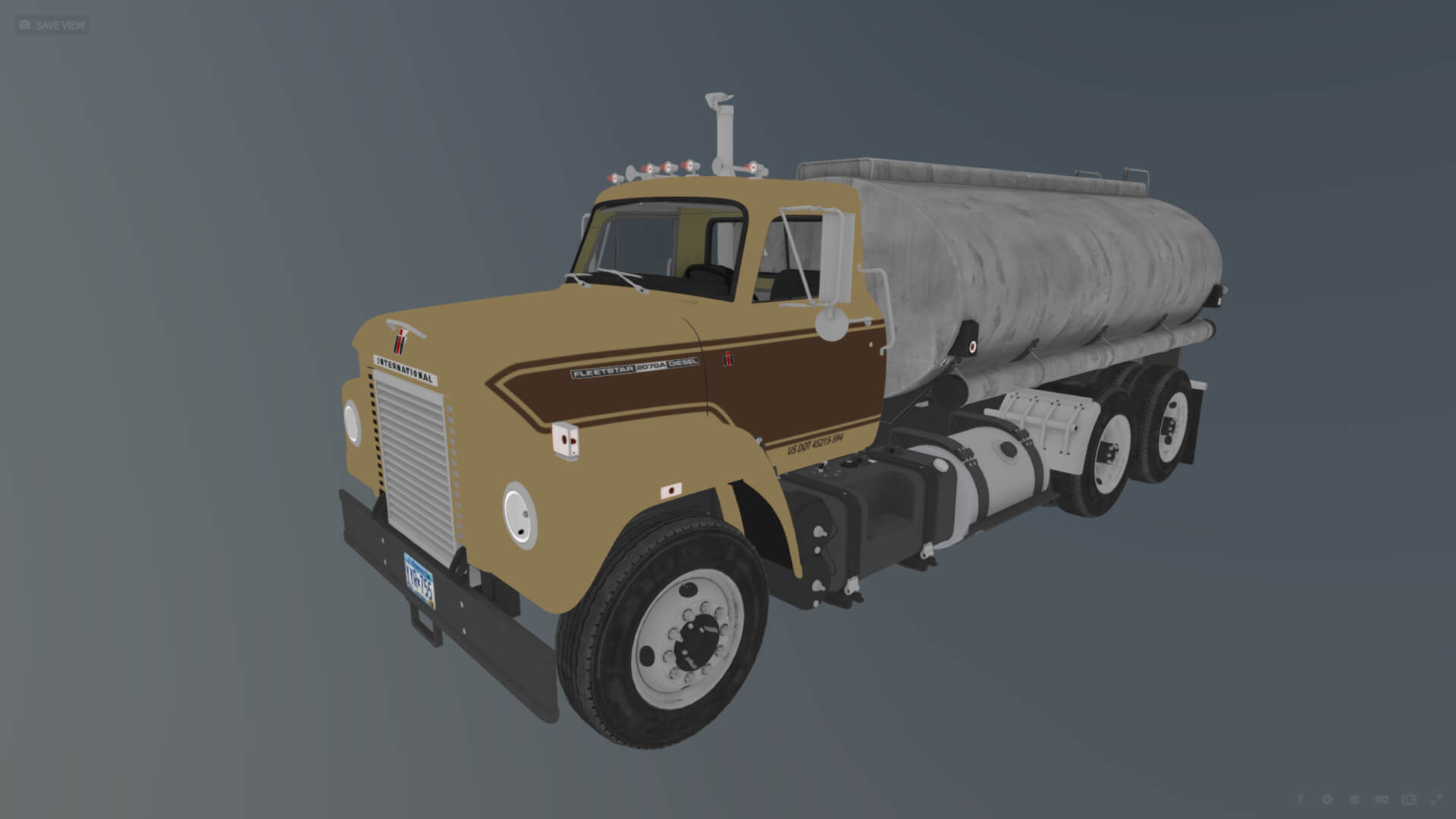 International Fleetstar Tanker - 3D Model by Veaceslav Condraciuc