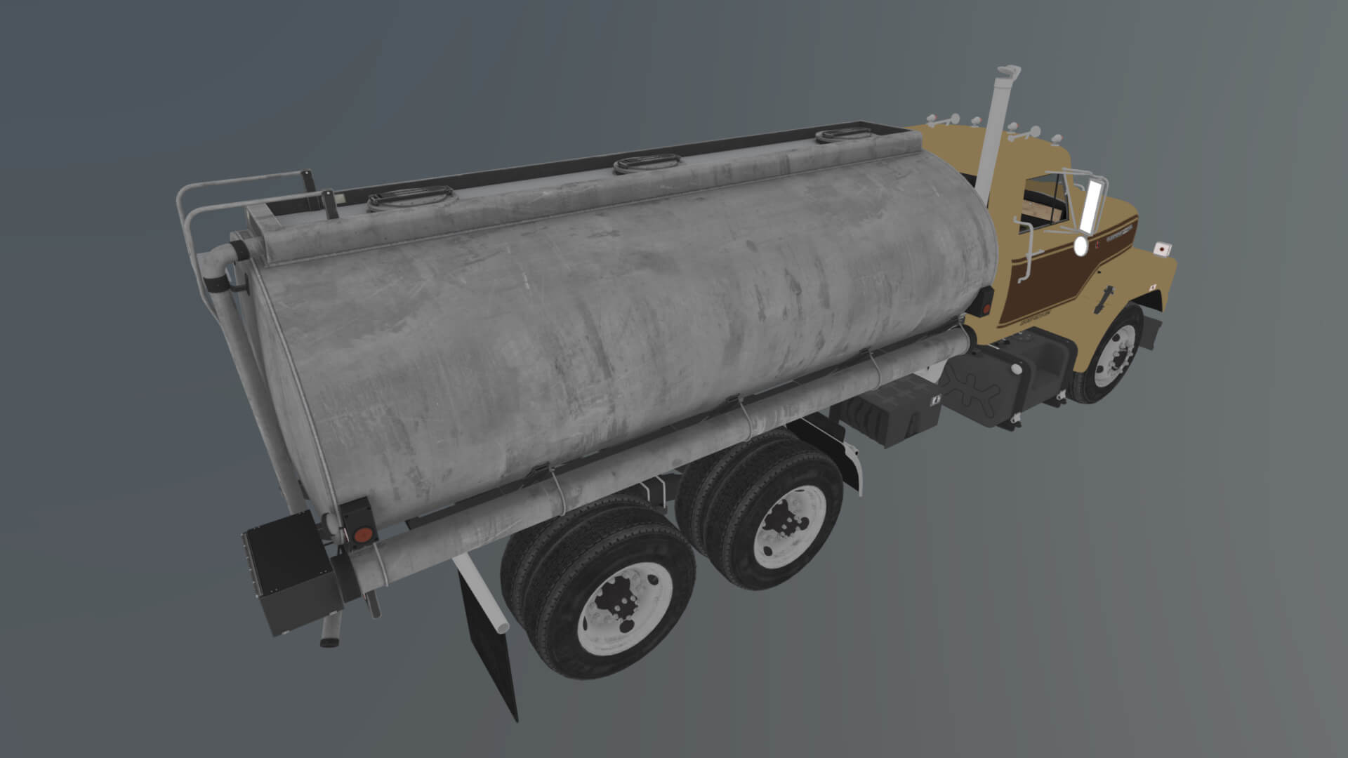 International Fleetstar Tanker - 3D Model by Veaceslav Condraciuc