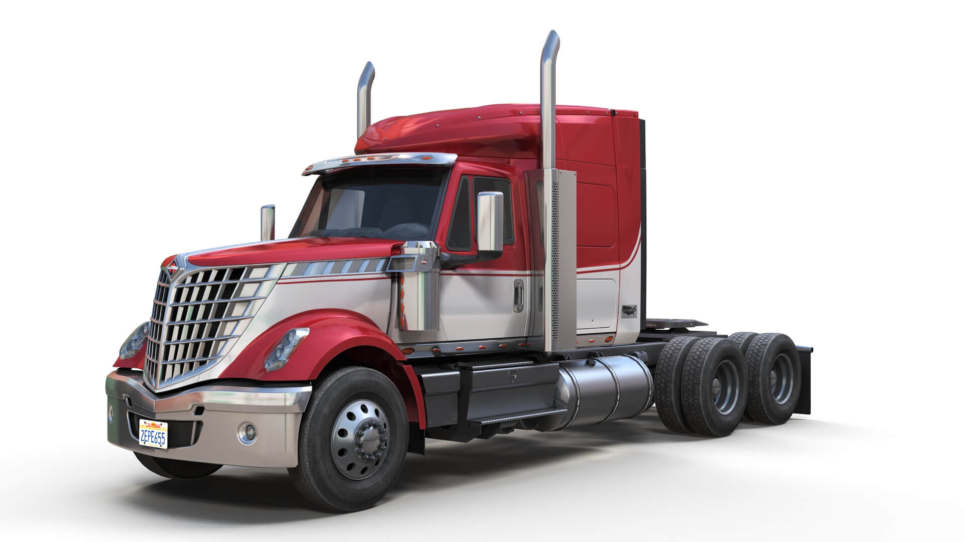 International Lonestar Sleeper Truck - 3D Model by Veaceslav Condraciuc