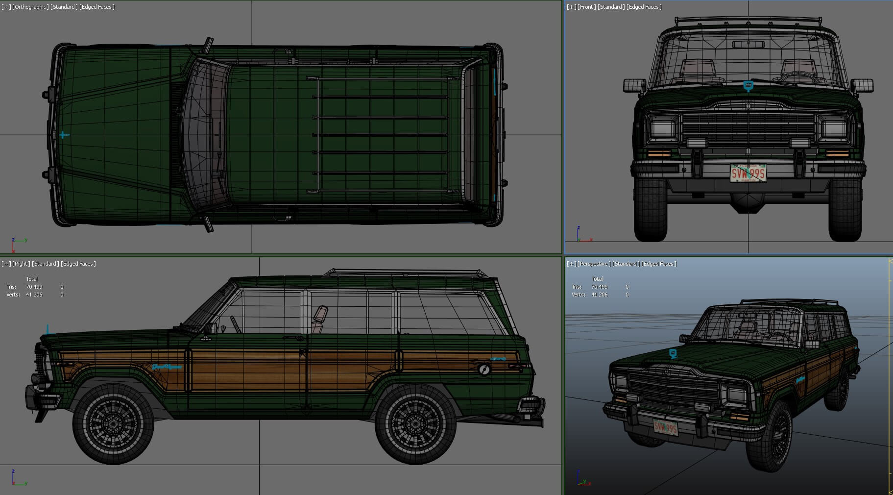 Jeep Wagoneer - 3D Model by Veaceslav Condraciuc