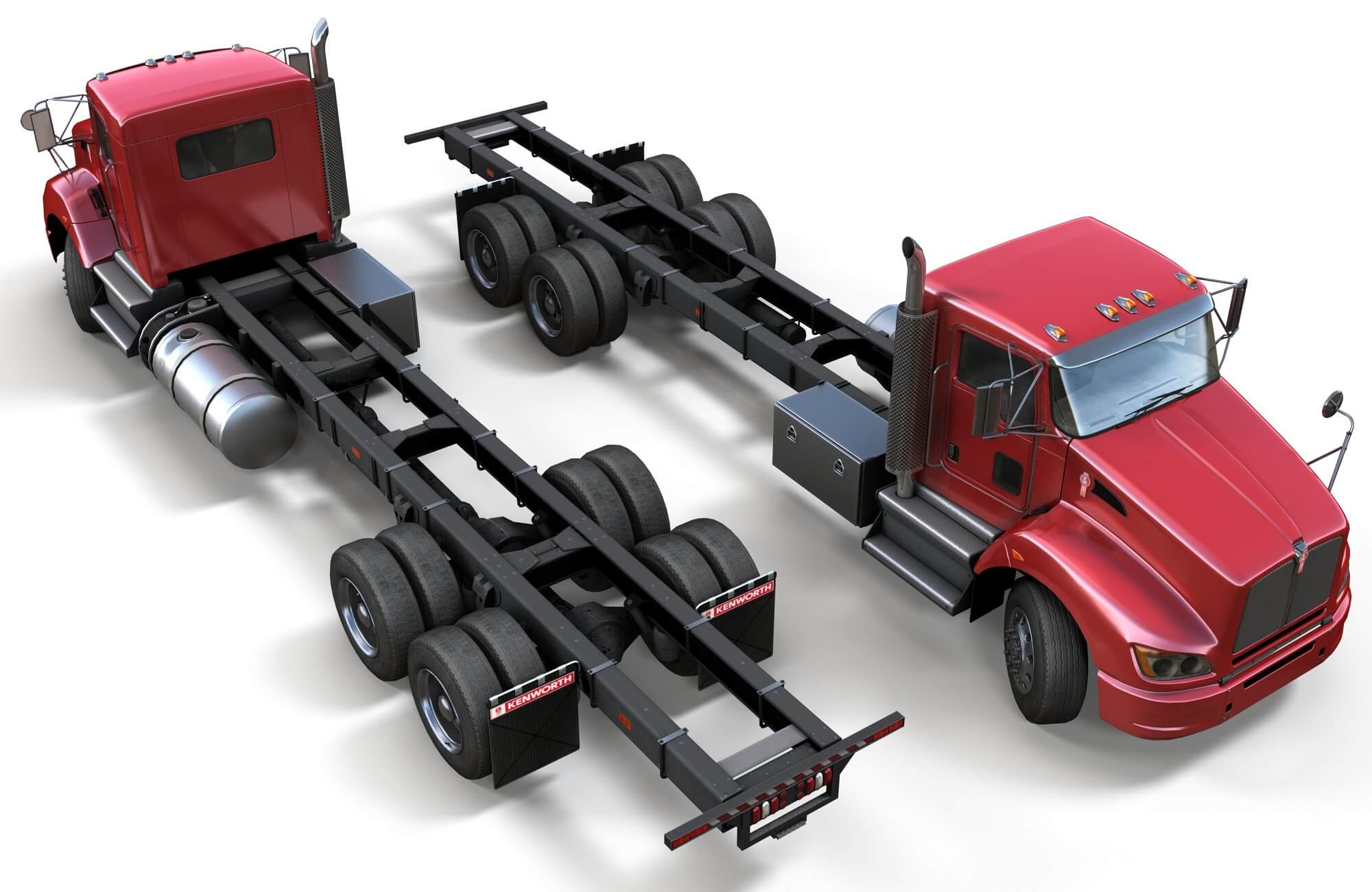 Kenworth T440 Cab Chassis Truck - 3D Model by Veaceslav Condraciuc