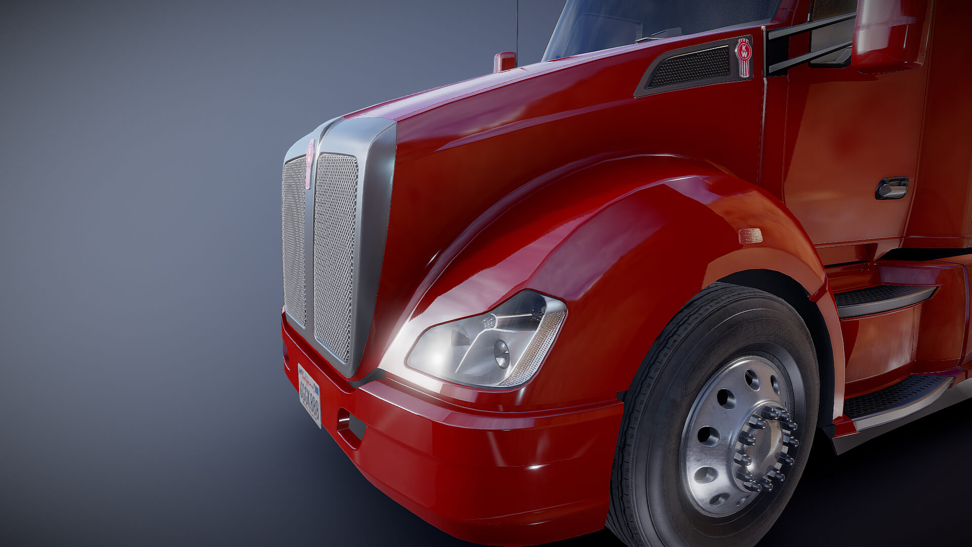 Kenworth T680 Dumptrailer - 3D Model by Veaceslav Condraciuc