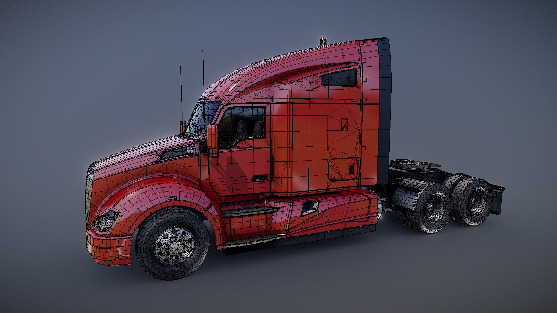 Kenworth T680 - 3D Model by Veaceslav Condraciuc