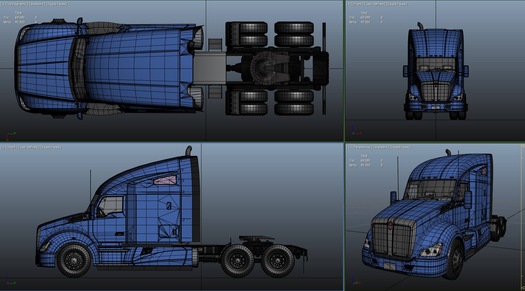 Kenworth T680 - 3D Model by Veaceslav Condraciuc