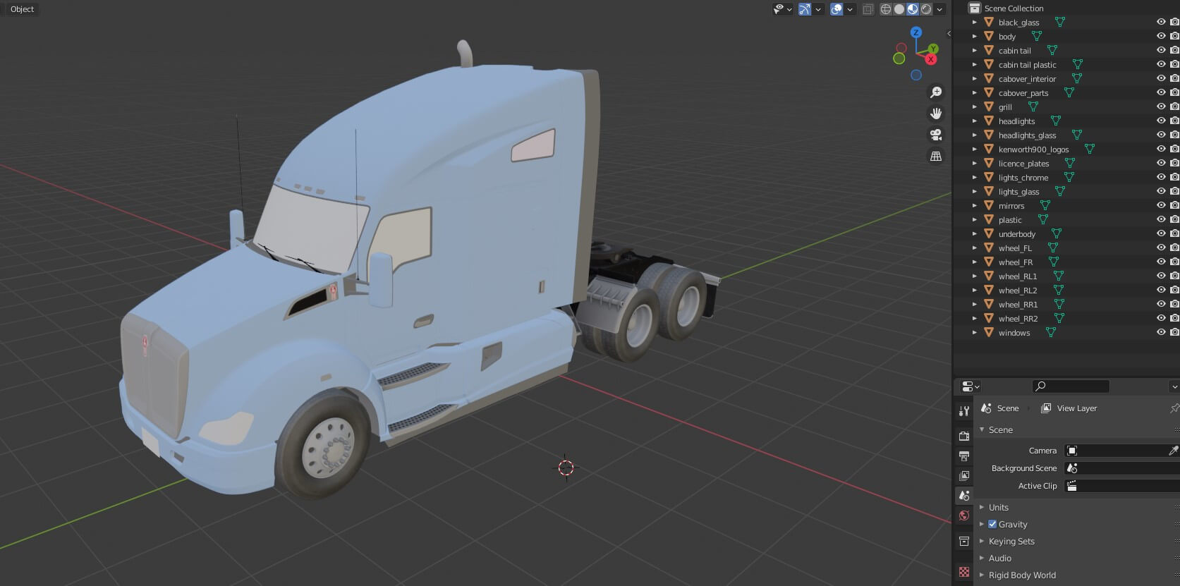 Kenworth T680 - 3D Model by Veaceslav Condraciuc