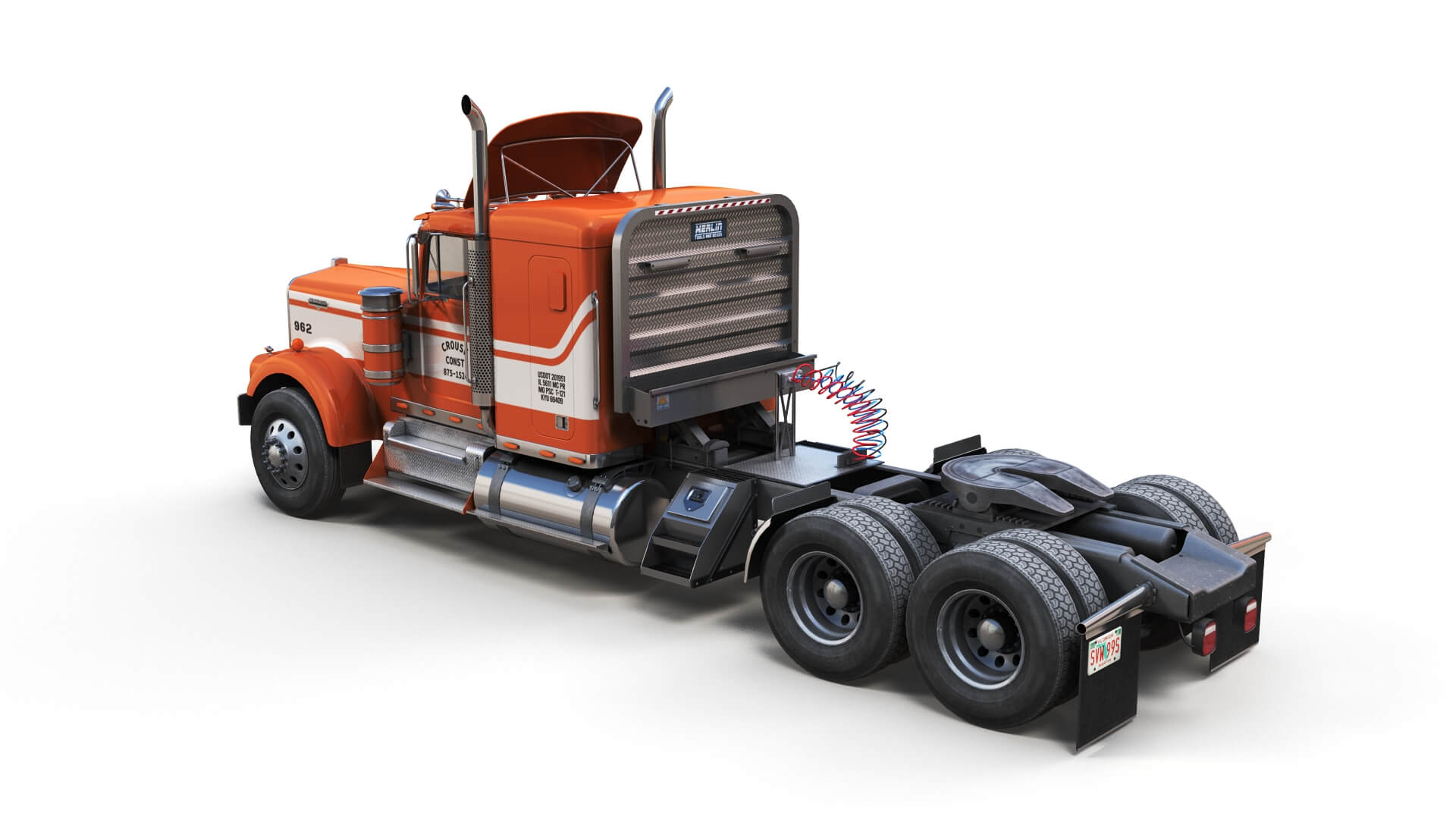 Kenworth W900 Custom - 3D Model by Veaceslav Condraciuc