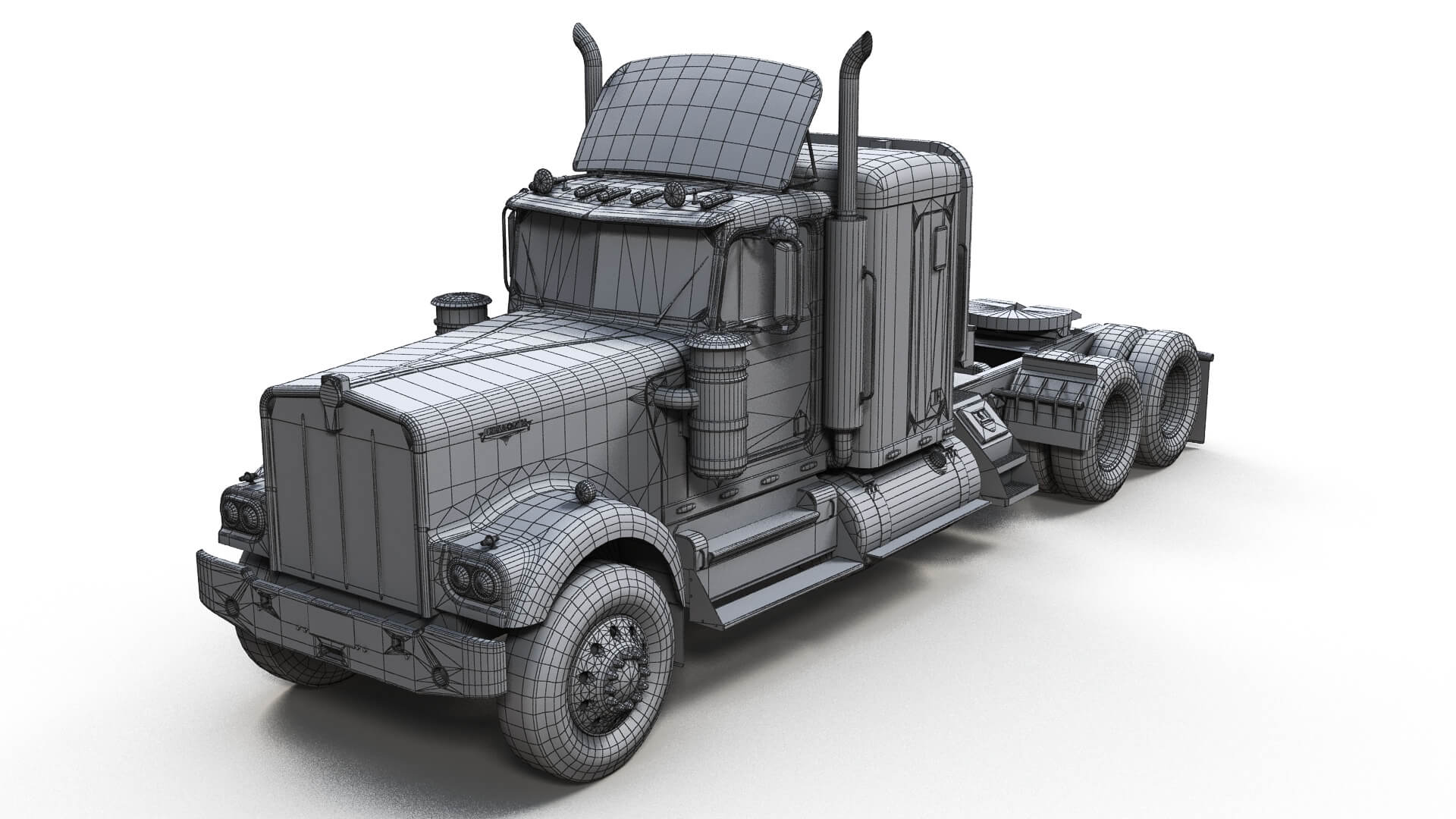 Kenworth W900 Custom - 3D Model by Veaceslav Condraciuc