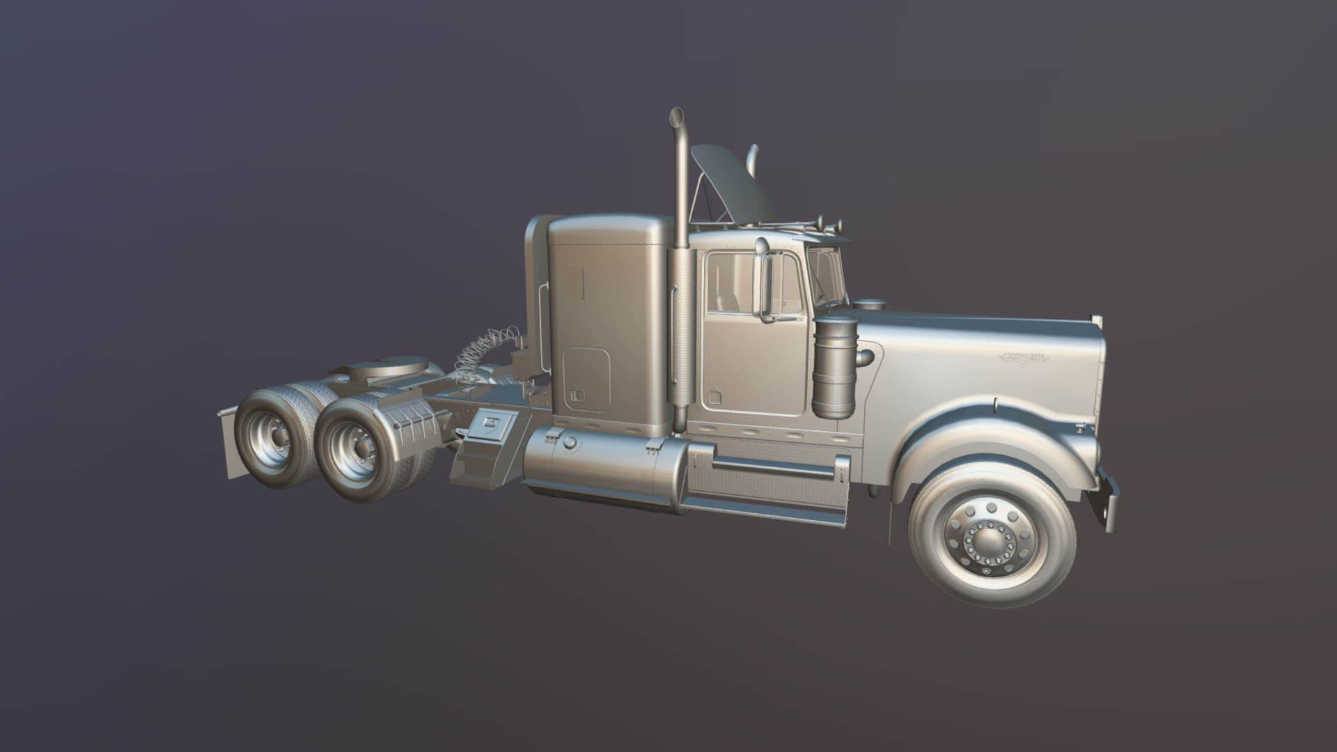 Kenworth W900 Custom - 3D Model by Veaceslav Condraciuc
