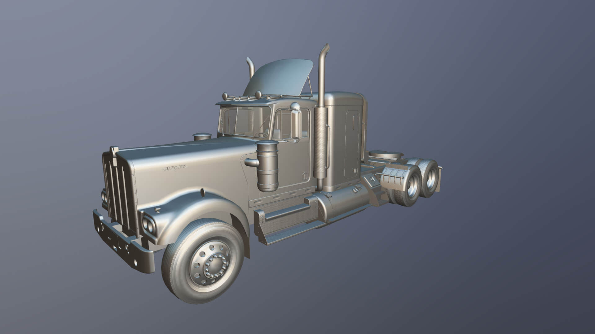 Kenworth W900 Custom - 3D Model by Veaceslav Condraciuc