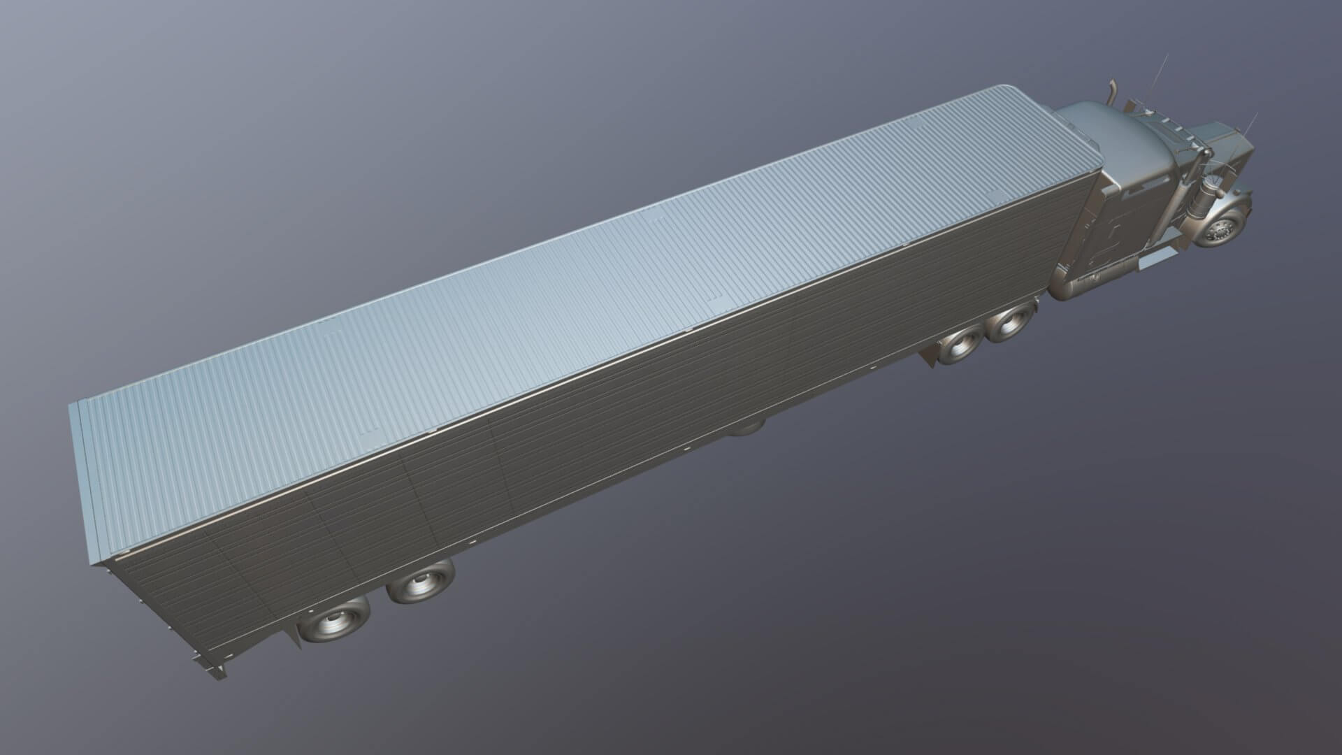 Kenworth W900 Semi Trailer - 3D Model by Veaceslav Condraciuc