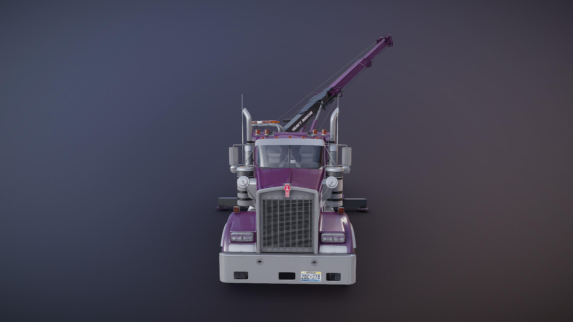Kenworth W900 Wrecker Truck - 3D Model by Veaceslav Condraciuc