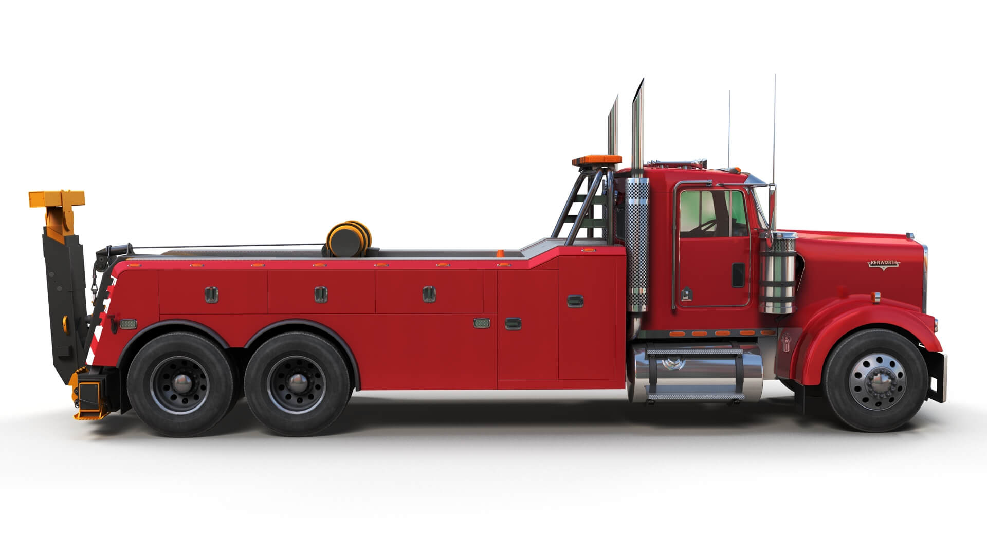Kenworth W900 Wrecker - 3D Model by Veaceslav Condraciuc