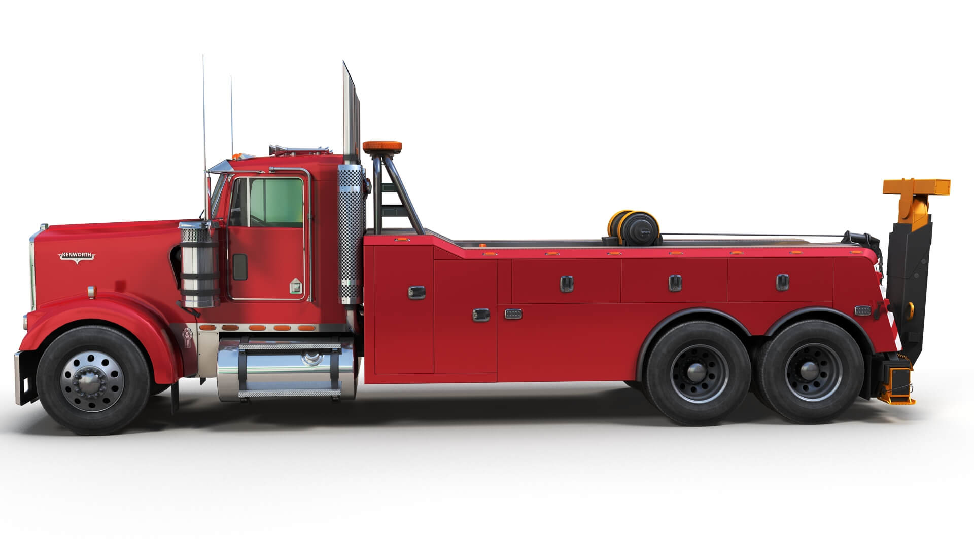 Kenworth W900 Wrecker - 3D Model by Veaceslav Condraciuc