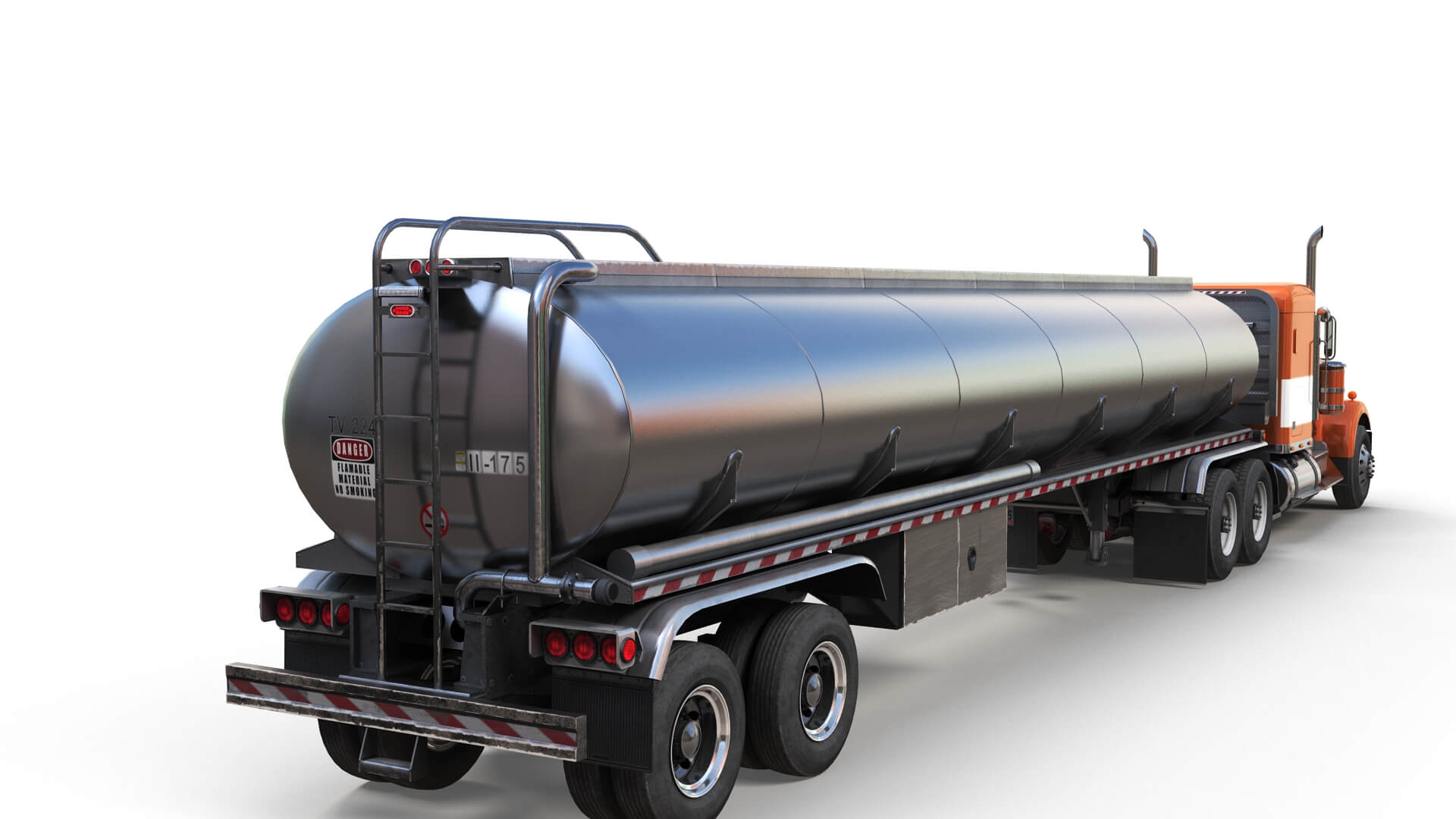 Kenworth W900A Fuel Tanker - 3D Model by Veaceslav Condraciuc
