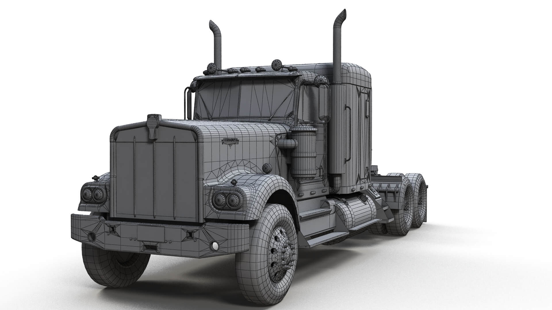 Kenworth W900A - 3D Model by Veaceslav Condraciuc