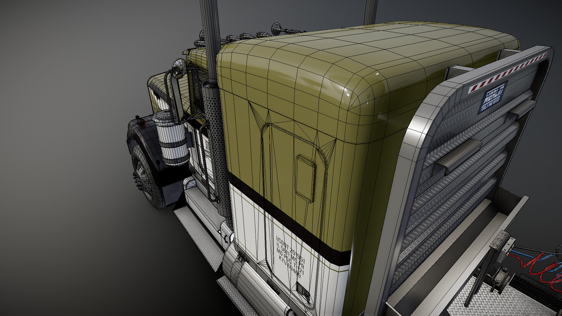 Kenworth W900A - 3D Model by Veaceslav Condraciuc