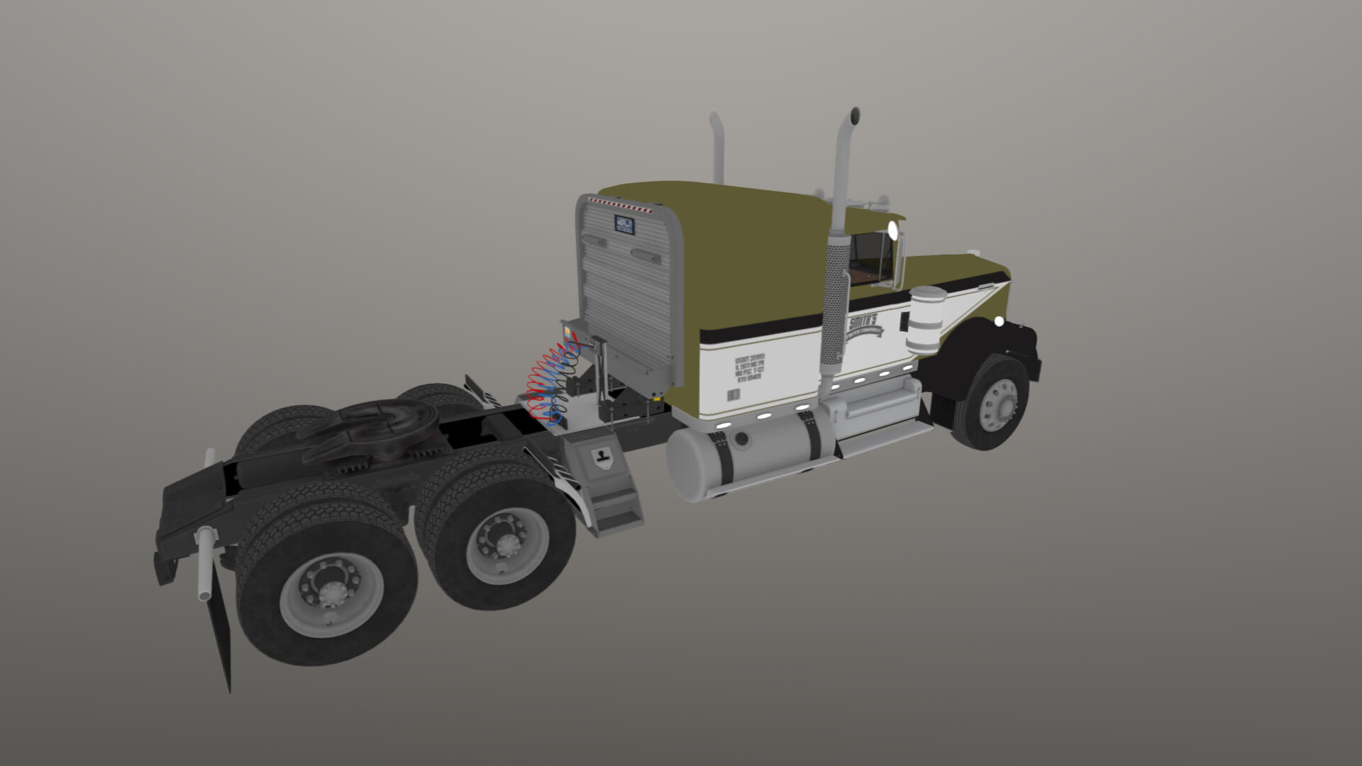 Kenworth W900A - 3D Model by Veaceslav Condraciuc