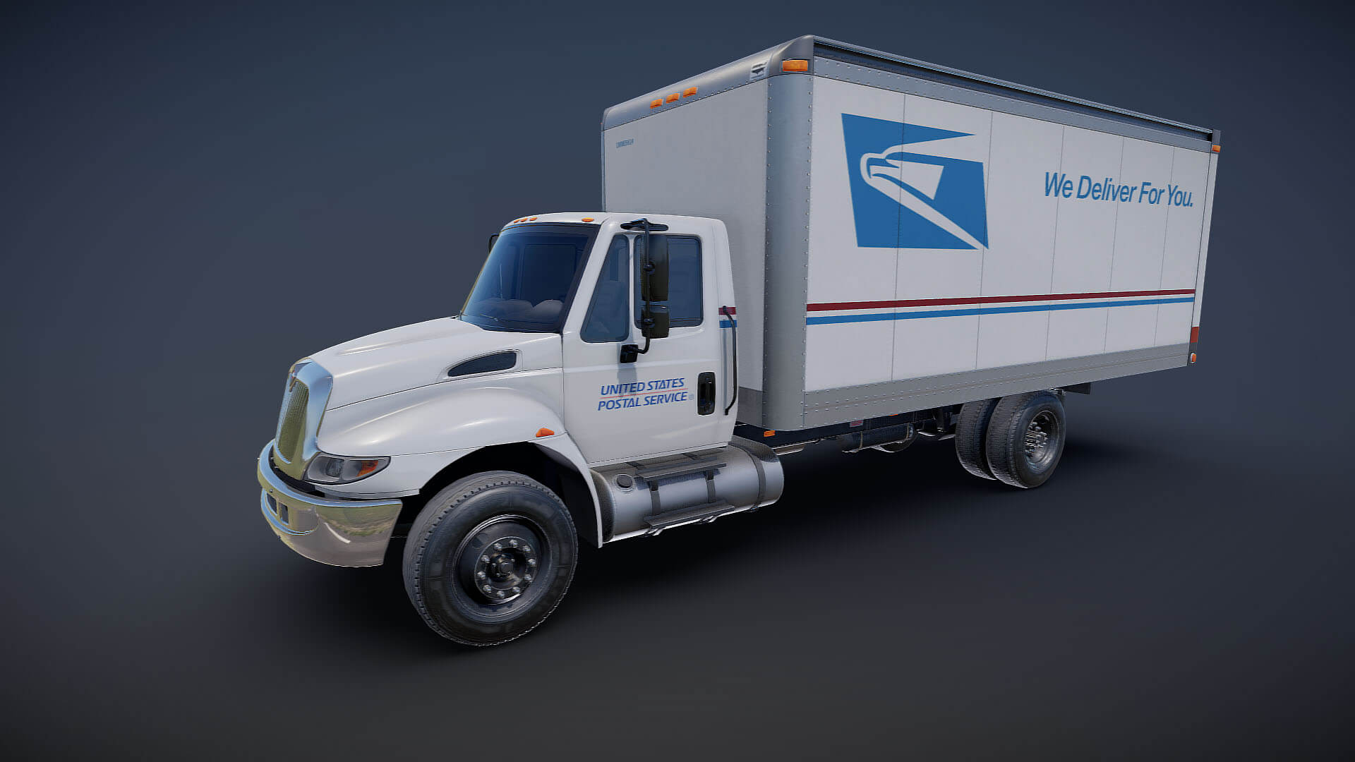 Mail Box Truck - 3D Model by Veaceslav Condraciuc