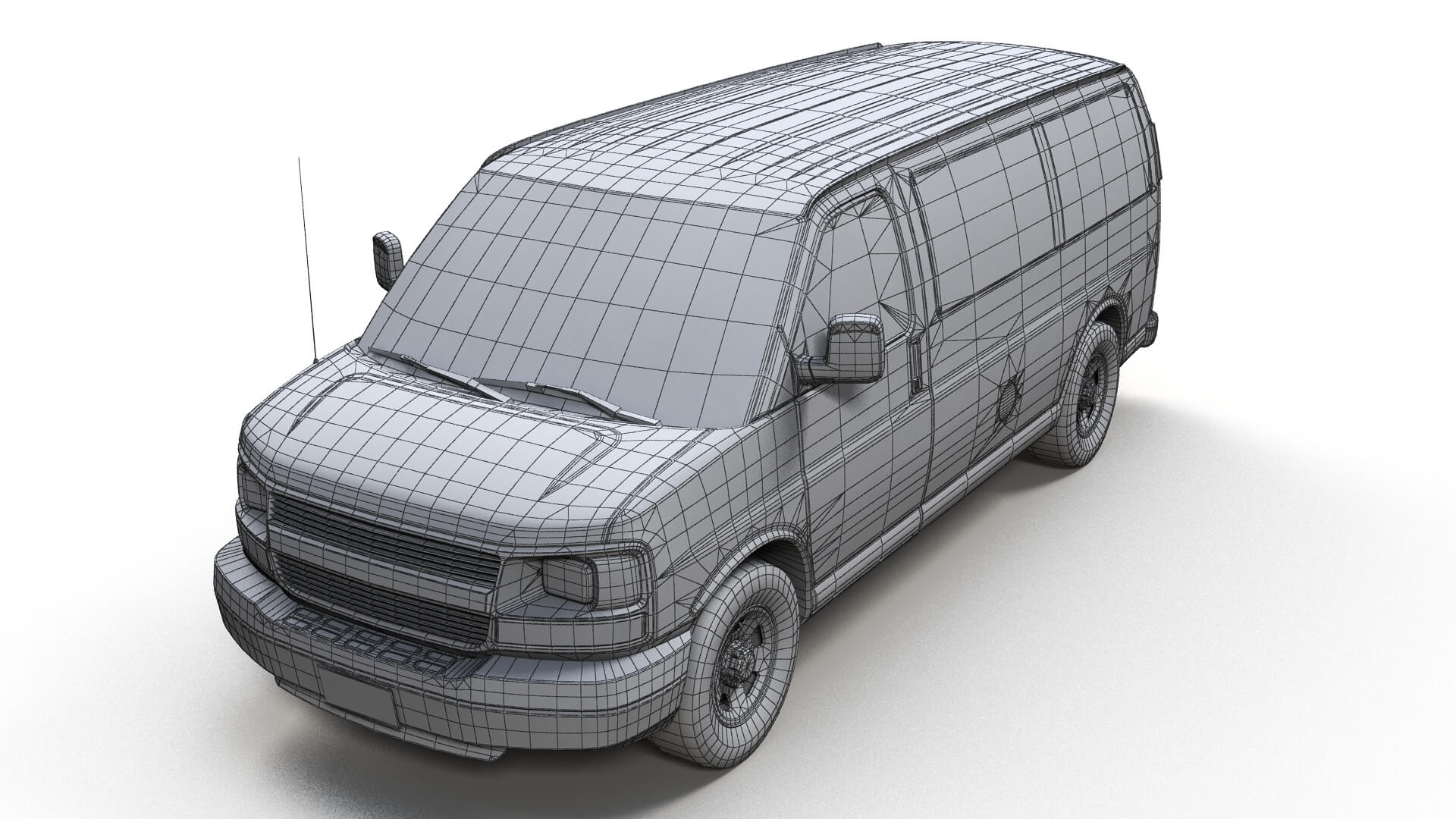 Modern Industrial Van - 3D Model by Veaceslav Condraciuc
