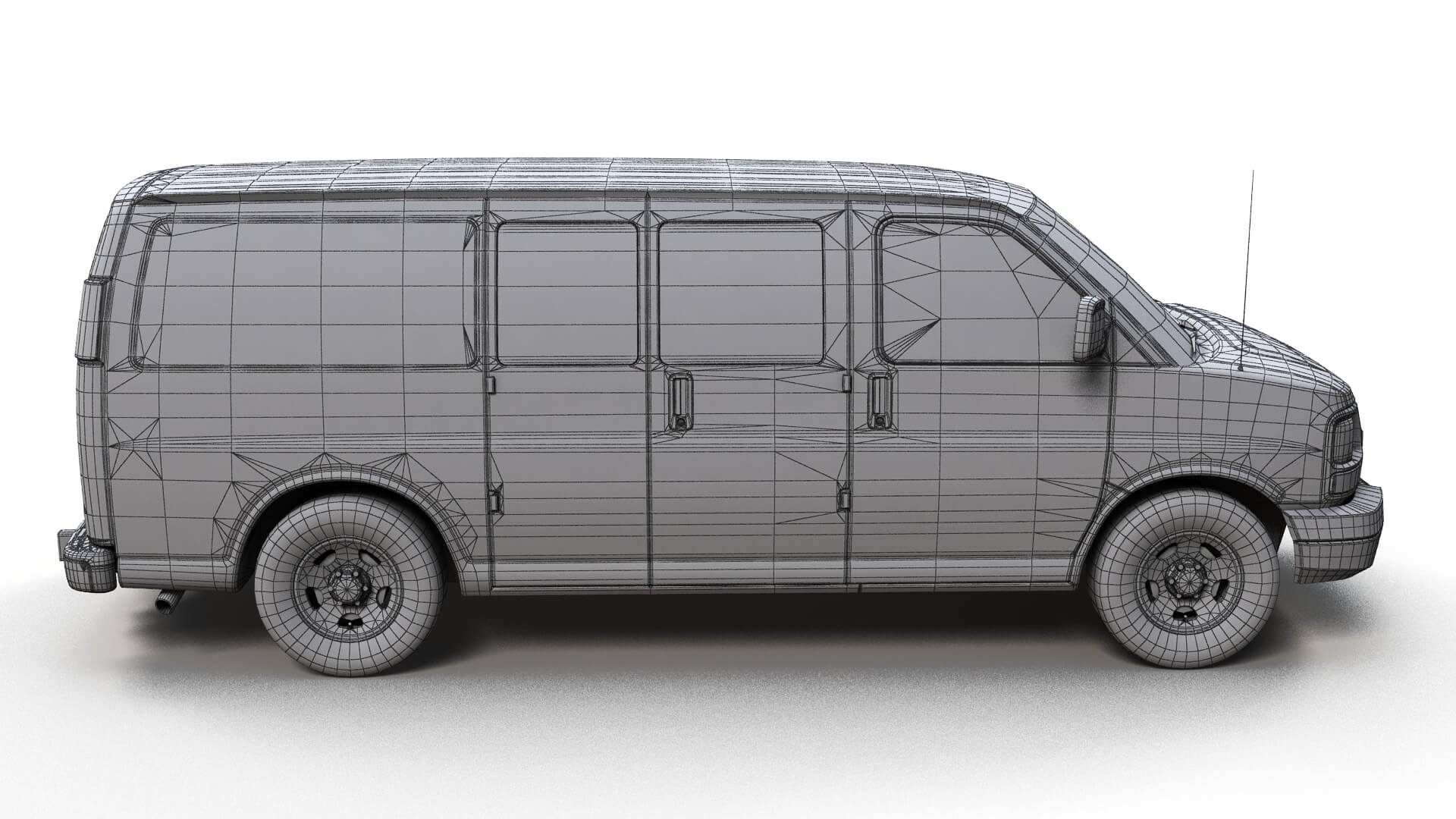 Modern Industrial Van - 3D Model by Veaceslav Condraciuc
