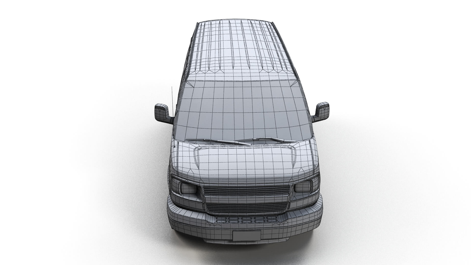 Modern Industrial Van - 3D Model by Veaceslav Condraciuc