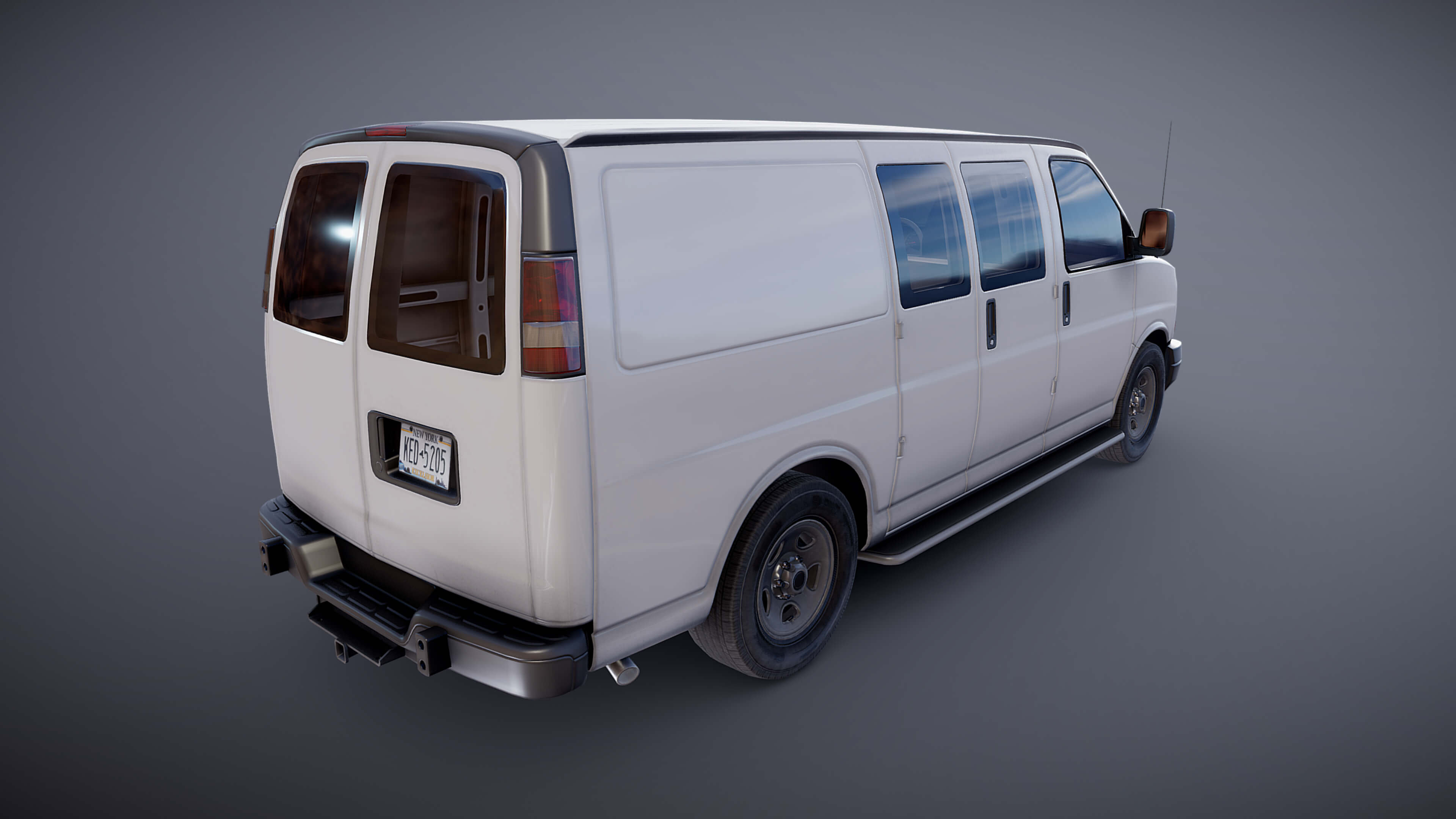 Modern Industrial Van - 3D Model by Veaceslav Condraciuc